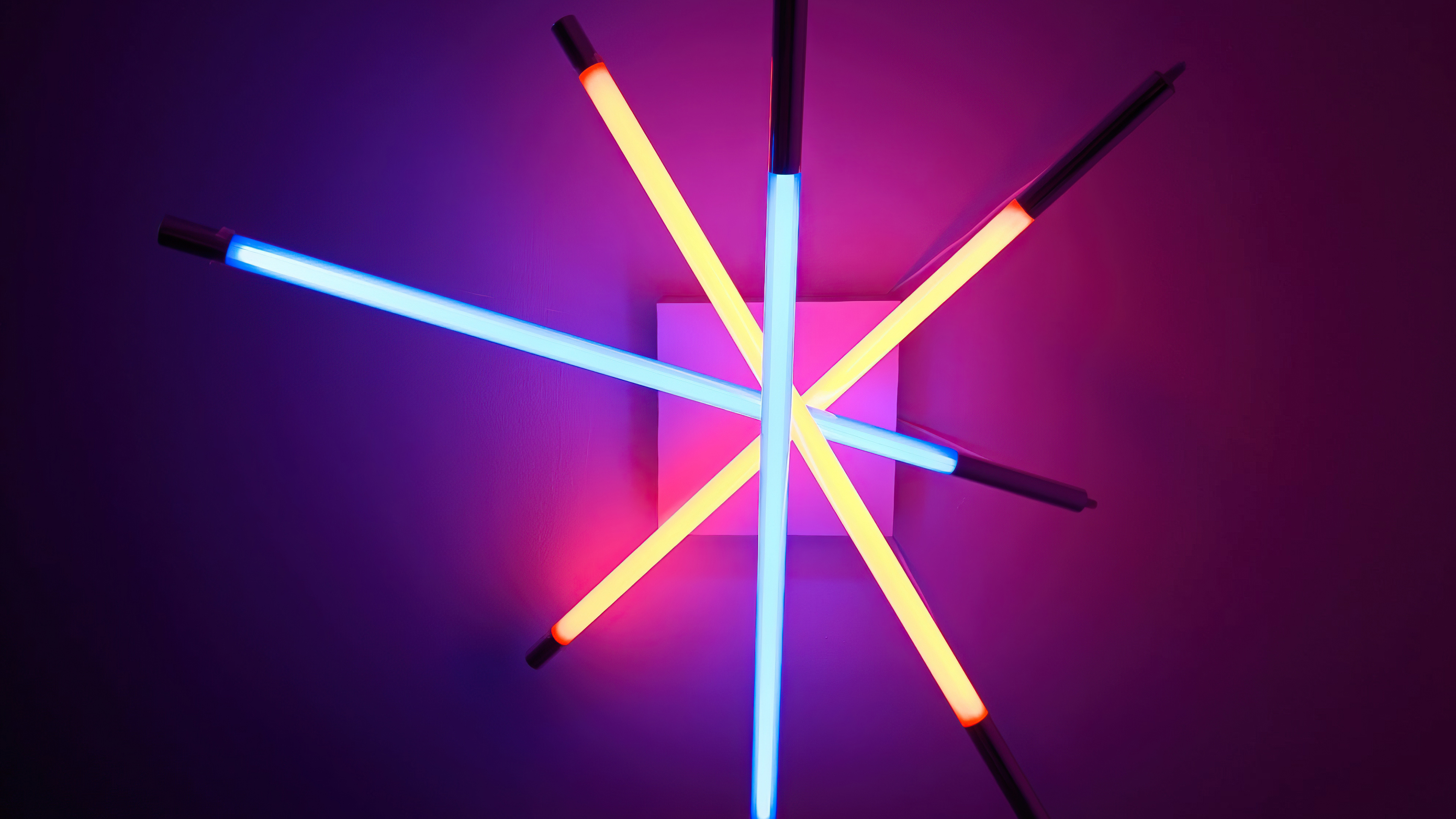 3840x2160 Lamp Neon Tubes 4k 4K ,HD 4k Wallpapers,Images,Backgrounds ...