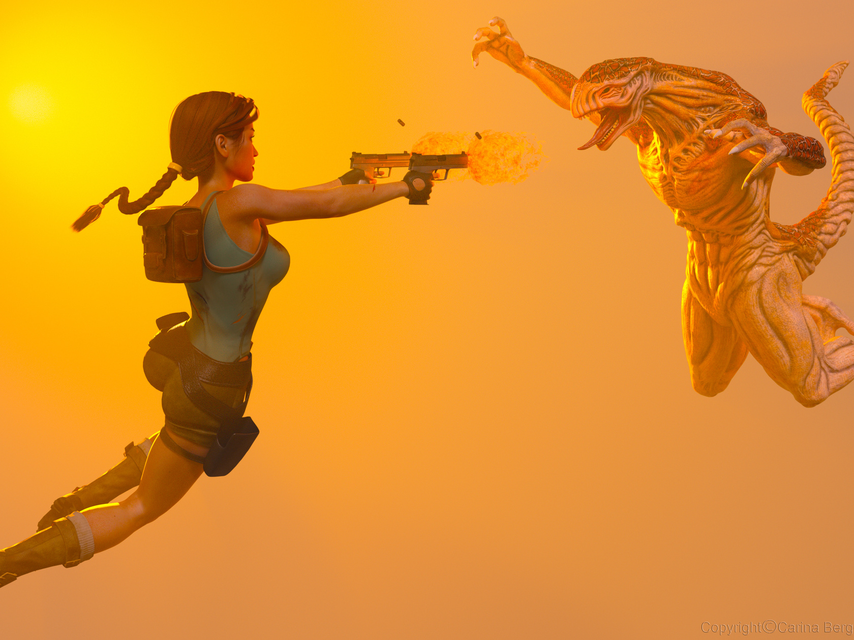 1680x1260 Lara Croft Vs Atlantis 4k 1680x1260 Resolution HD 4k ...