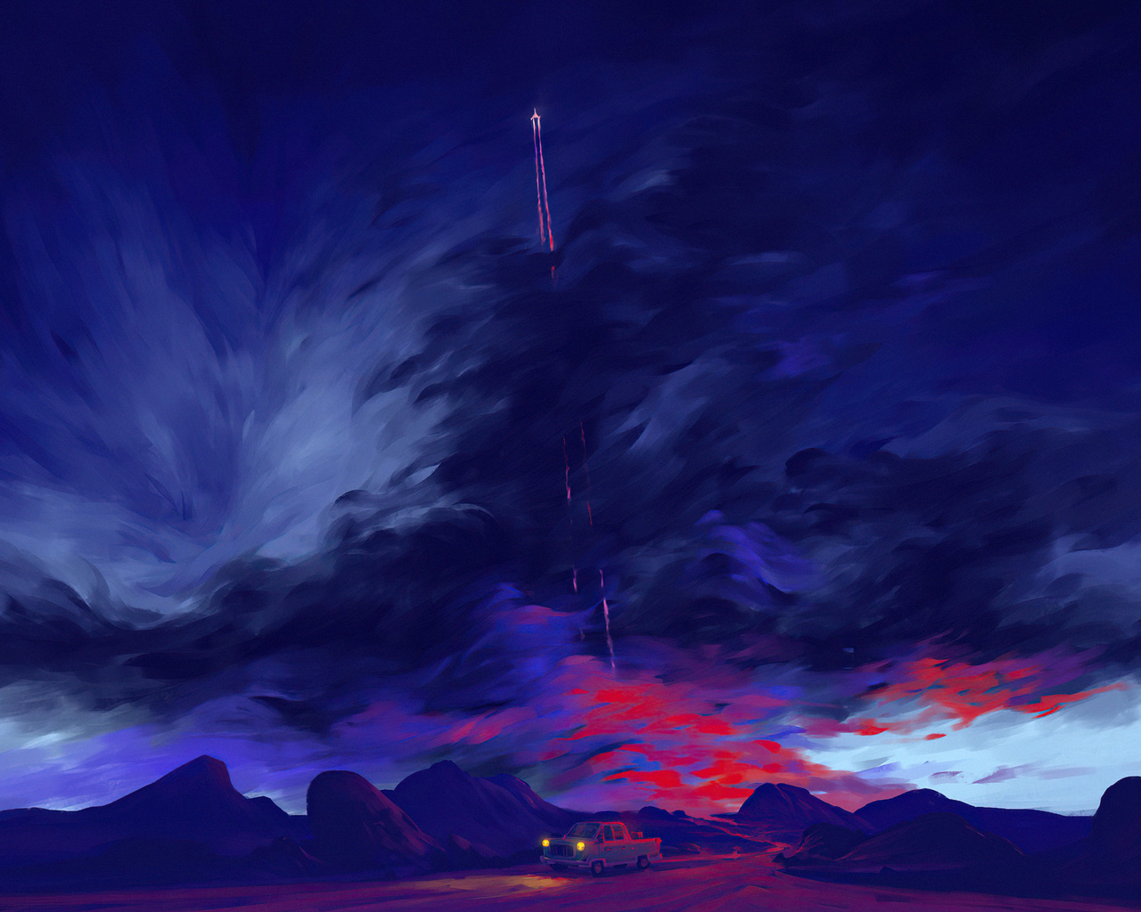 1280x1024 Late From Work Dark Clouds 1280x1024 Resolution HD 4k ...