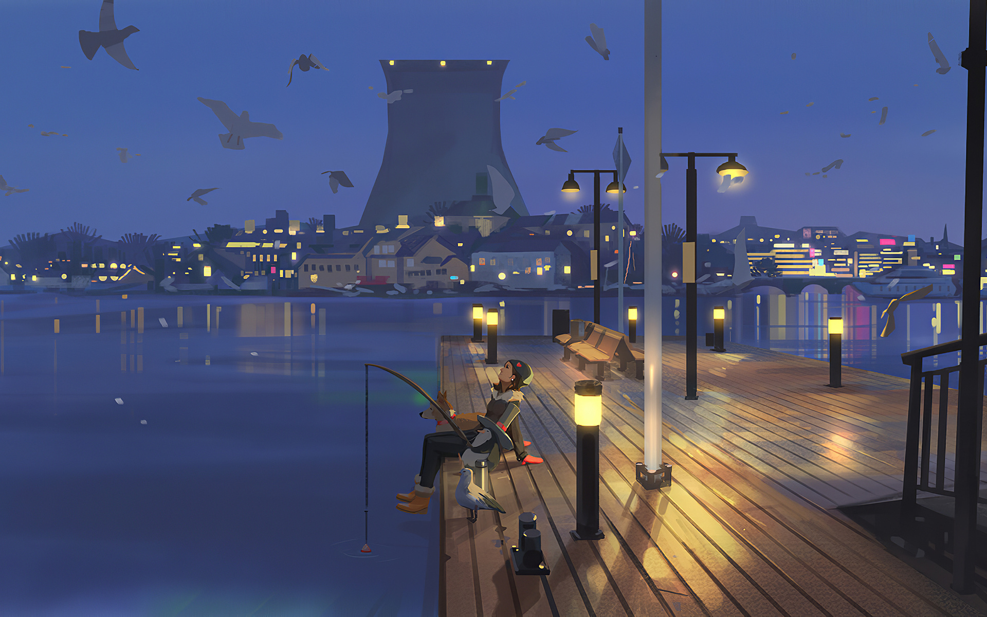 1920x1200 Late Night Fishing 4k 1080P Resolution ,HD 4k Wallpapers ...