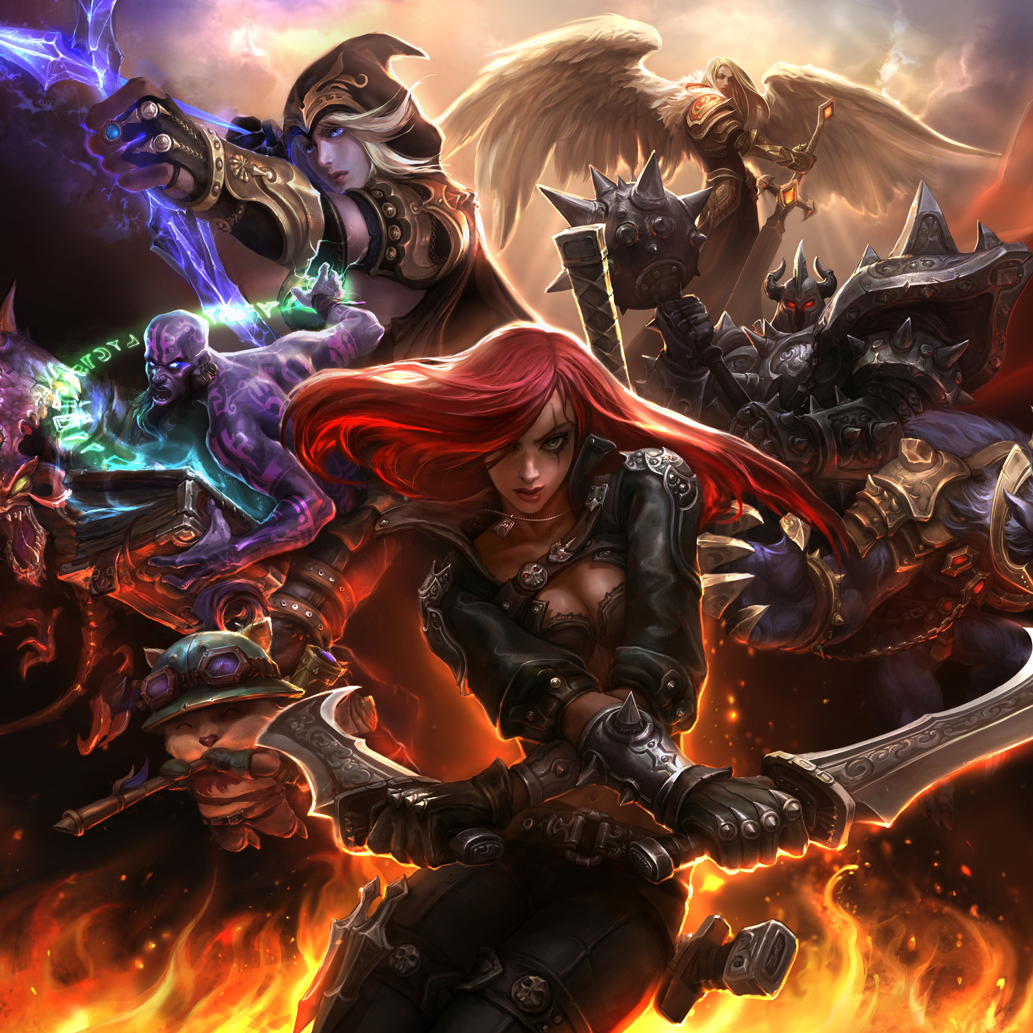 2048x2048 League Of Legends Dominion Cover Art 5k Ipad Air ,HD 4k ...