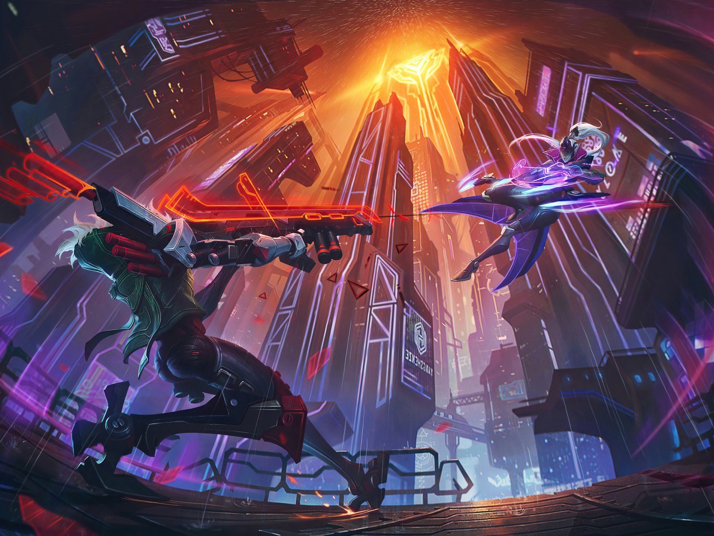 1400x1050 League Of Legends Wild Rift Project Vayne Vs Jhin 5k ...