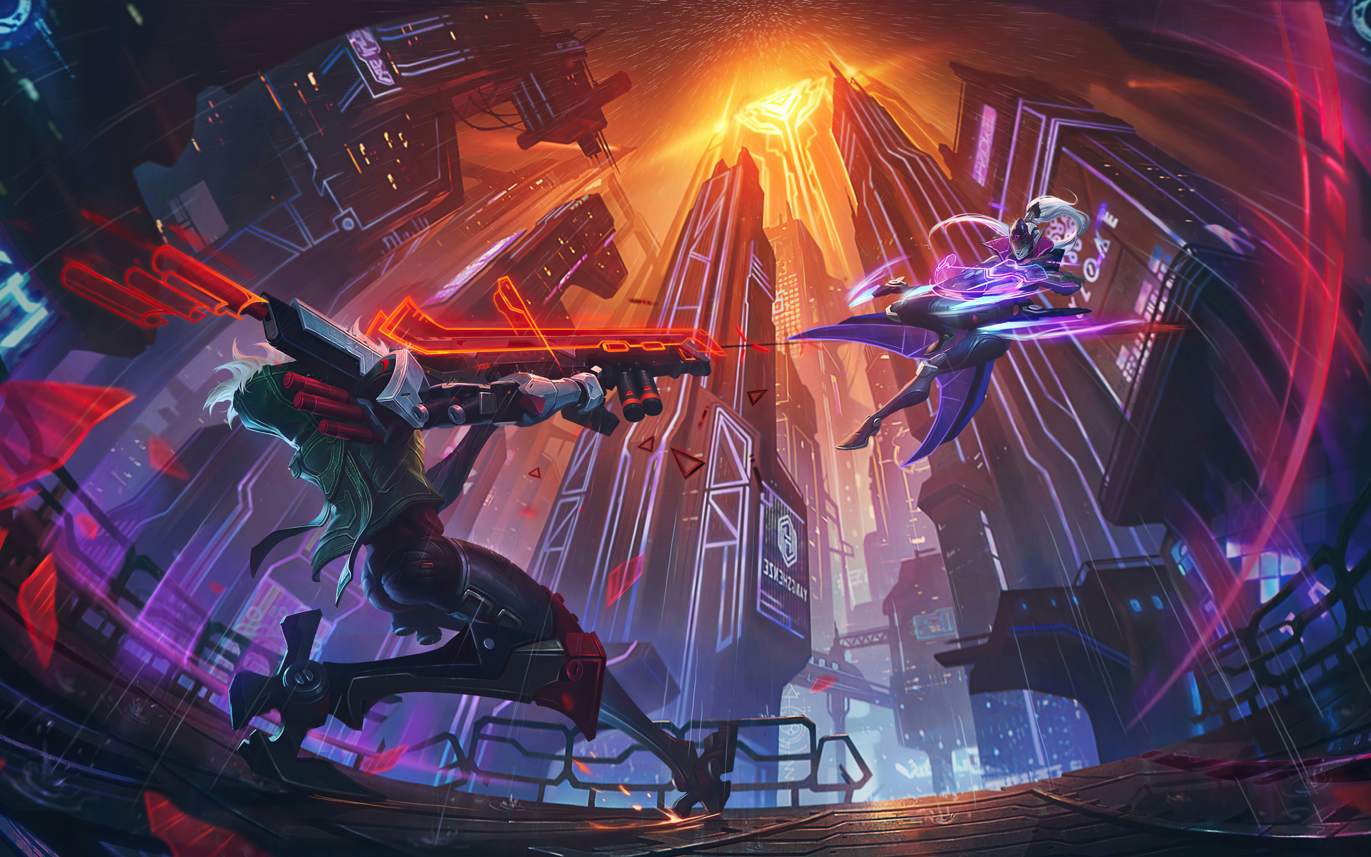 1920x1200 League Of Legends Wild Rift Project Vayne Vs Jhin 5k 1080P ...