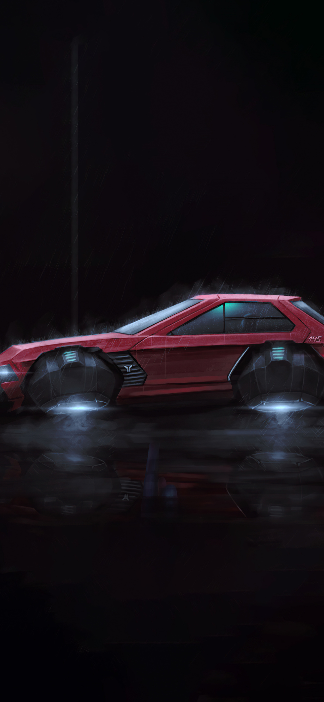 1242x2688 Levitating Cyber Car Iphone XS MAX HD 4k Wallpapers, Images ...