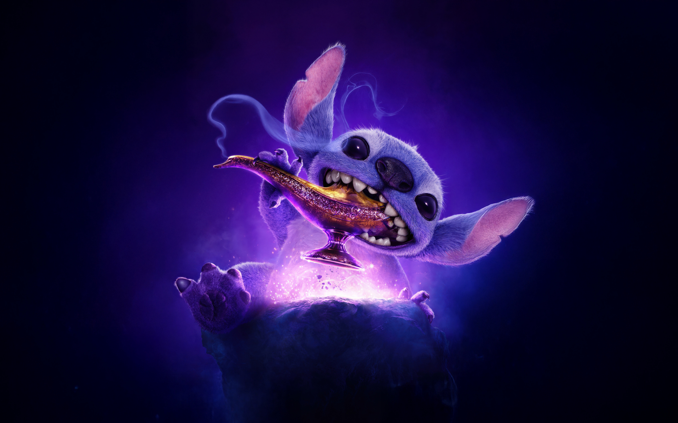 2560x1600 Lilo And Stitch X Aladdin Genie Lamp Wallpaper,2560x1600 ...