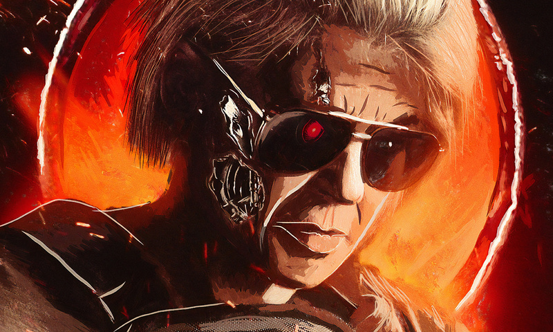 800x480 Linda Hamilton In Terminator Dark Fate Artwork 800x480 ...