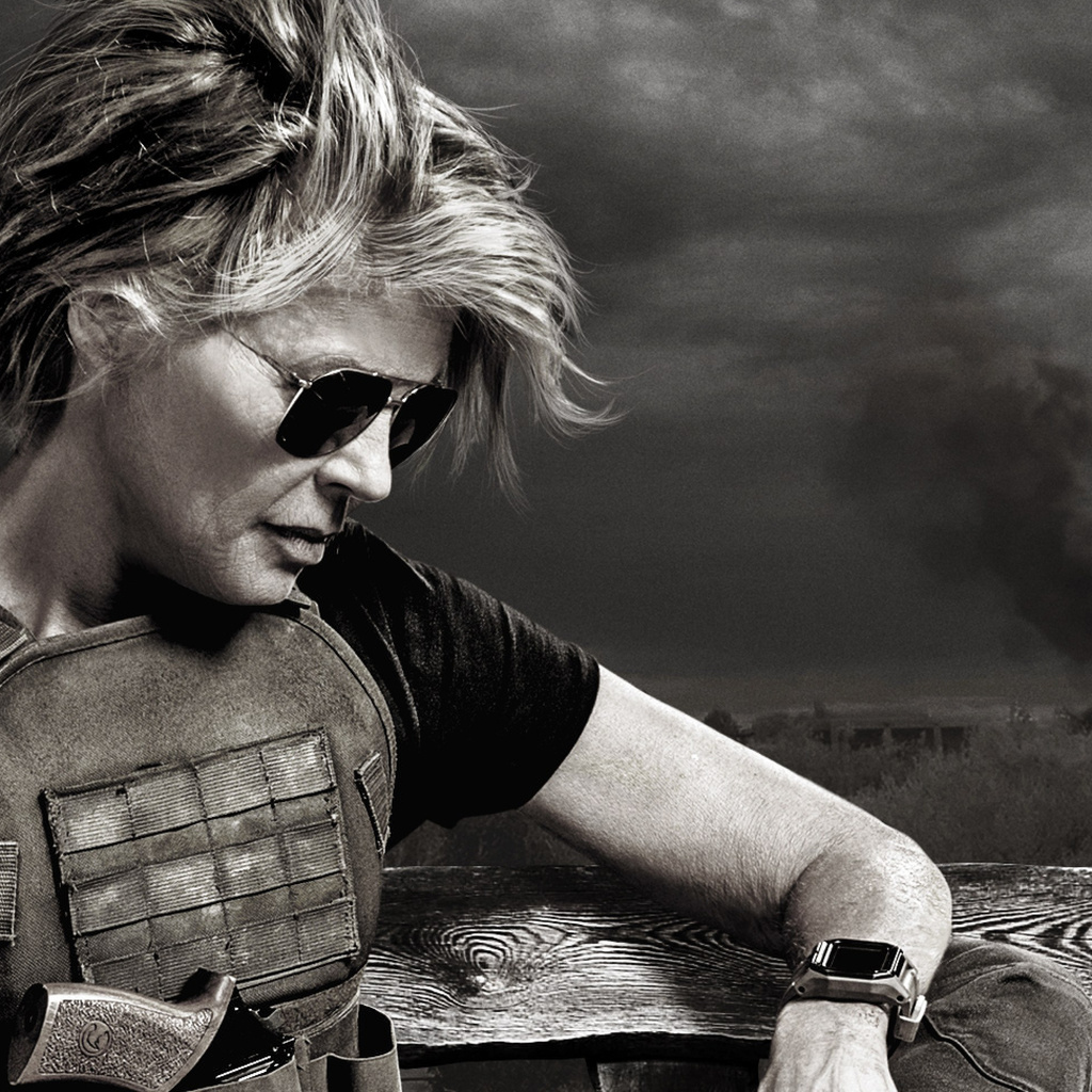 1024x1024 Linda Hamilton In Terminator Dark Fate 1024x1024 Resolution