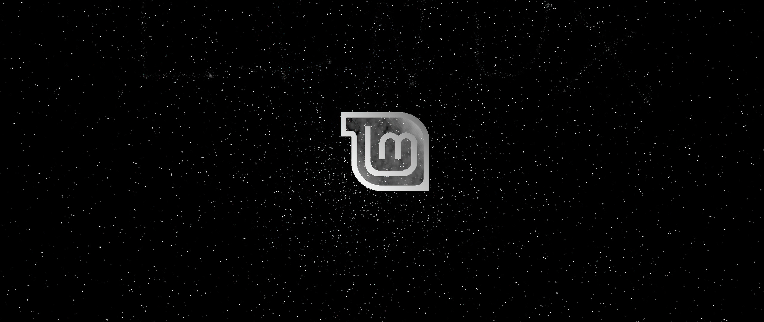 2560x1080 Linux Mint Black And White Logo 4k Wallpaper,2560x1080 ...
