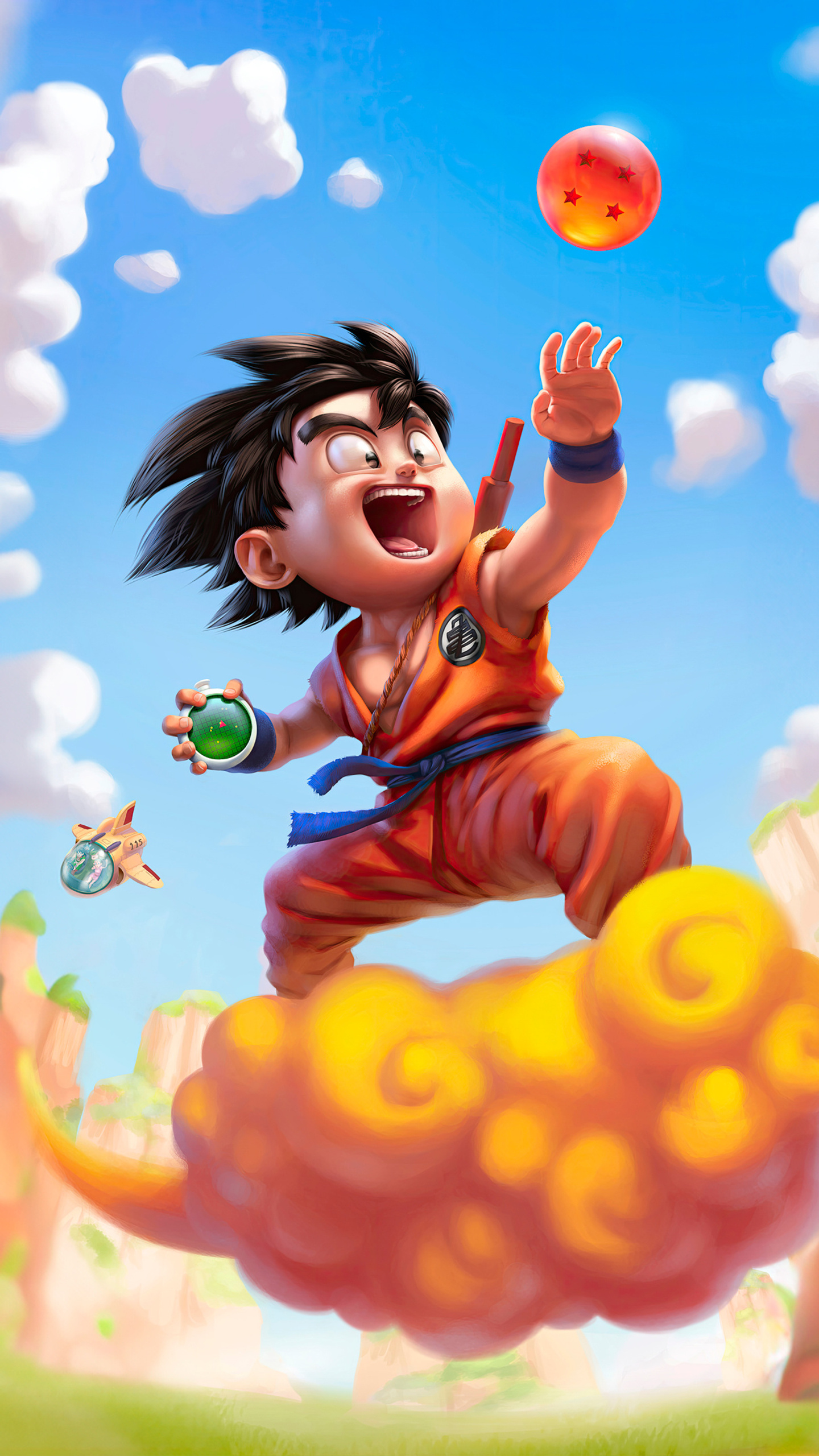 1440x2560 Little Goku Samsung Galaxy S6,S7 ,Google Pixel XL ,Nexus 6,6P ...