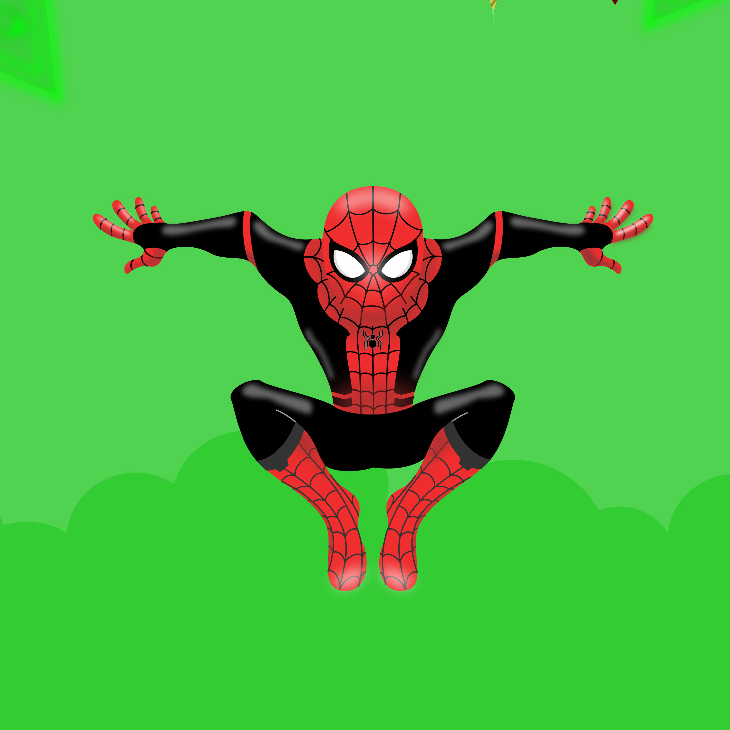 2932x2932 Little Spiderman Background Ipad Pro Retina Display ,HD 4k ...