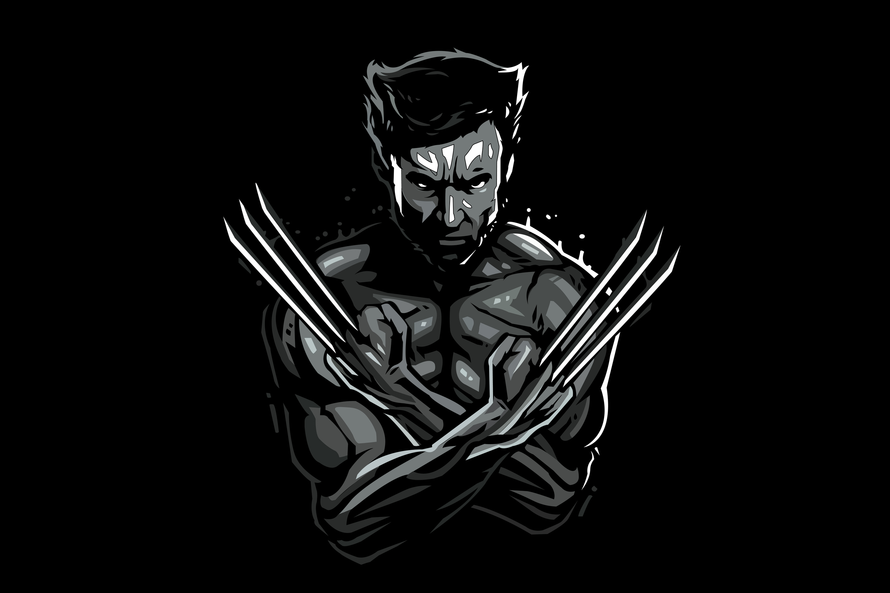 3000x2000 Logan Wolverine Vector Art Wallpaper,3000x2000 Resolution HD ...