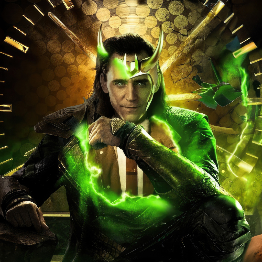 1024x1024 Loki The Divine Trickster Of Asgard 1024x1024 Resolution HD ...