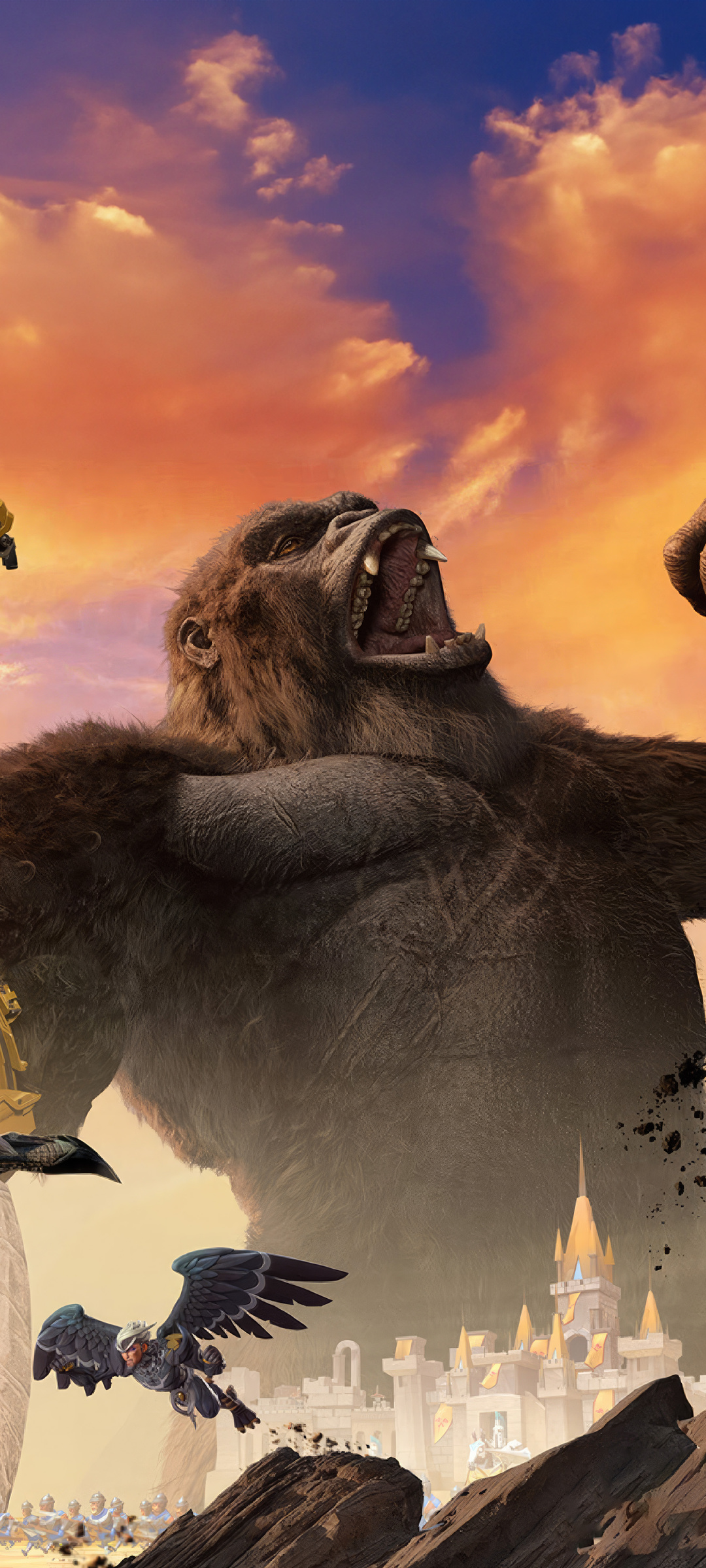 1080x2400 Lords Mobile Ft Godzilla X Kong The New Empire Google Pixel 7 ...