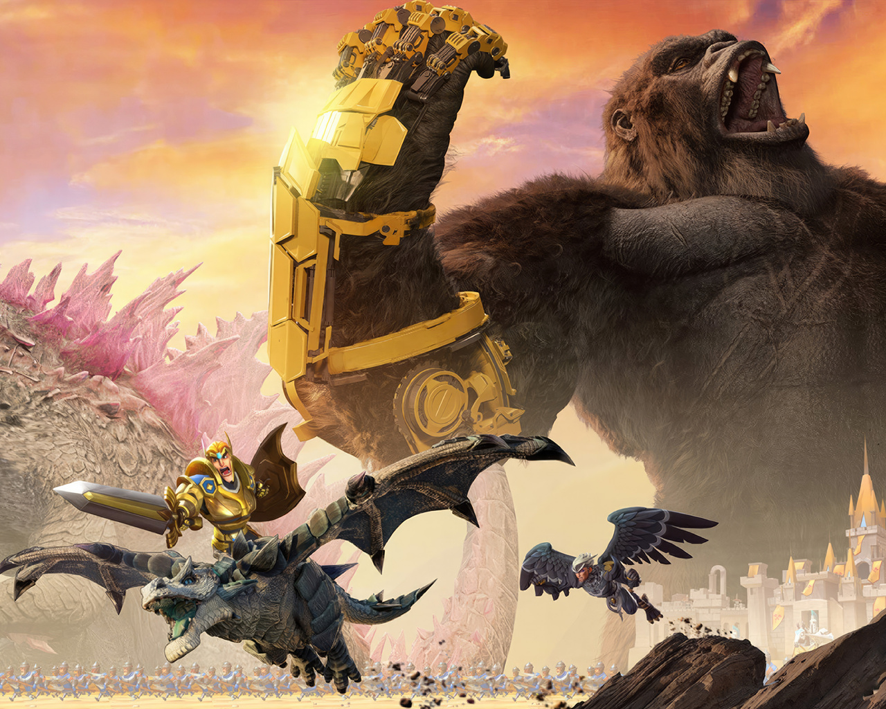 1280x1024 Lords Mobile Ft Godzilla X Kong The New Empire Wallpaper ...