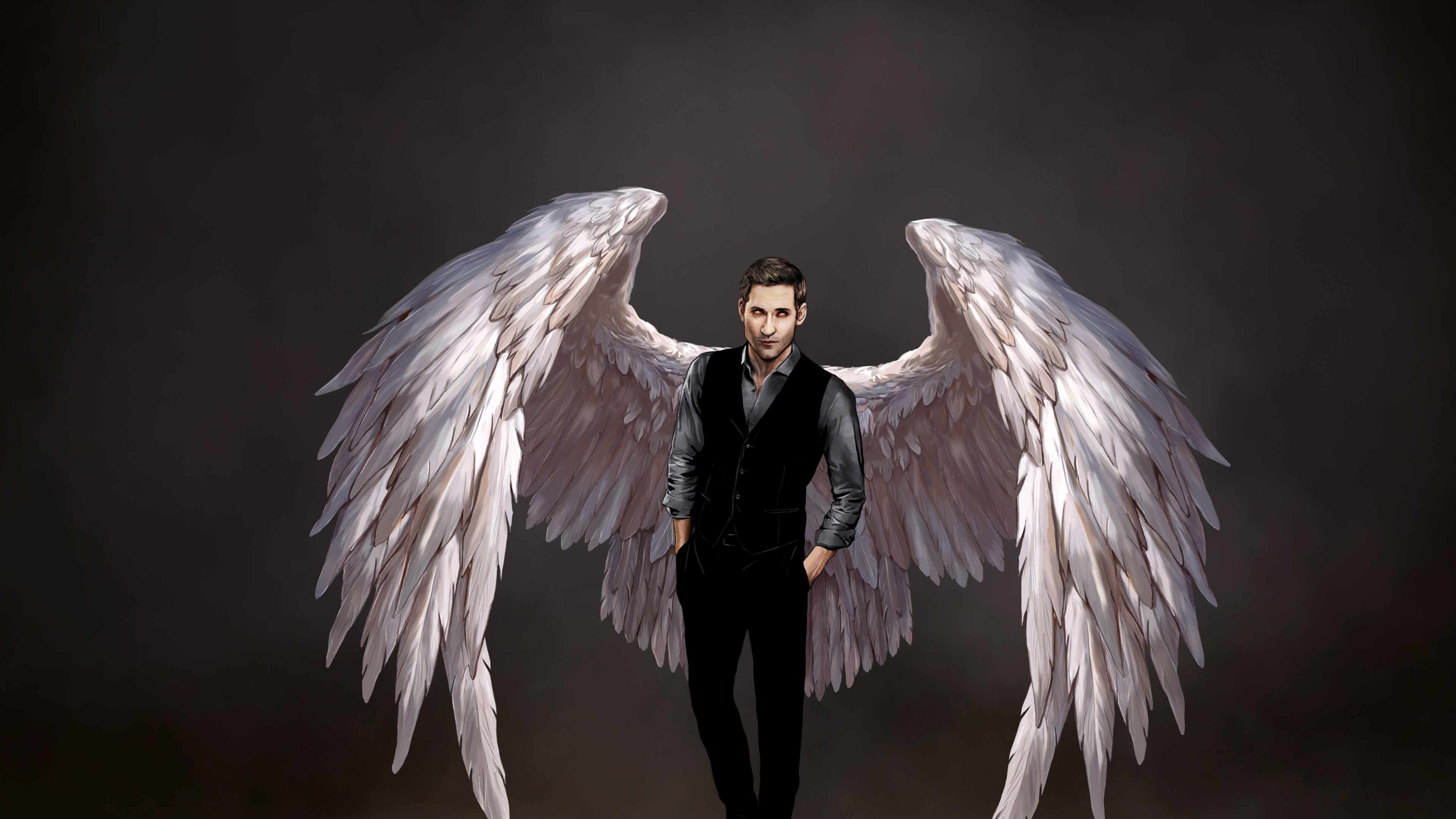 3840x2160 Lucifer Artwork 4k 4K ,HD 4k Wallpapers,Images,Backgrounds ...