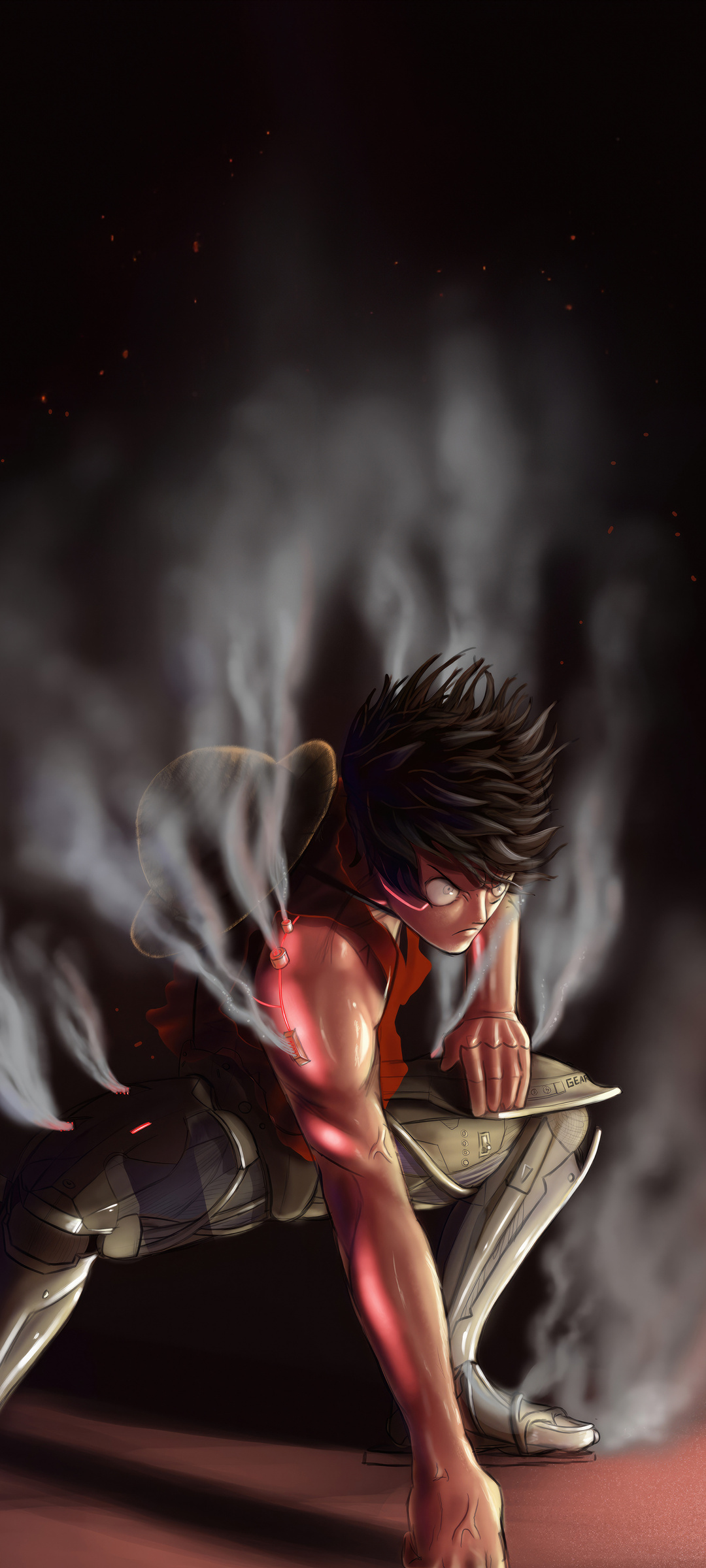 1080x2400 Luffy One Piece X Cyborg Google Pixel 7 ,HD 4k Wallpapers ...