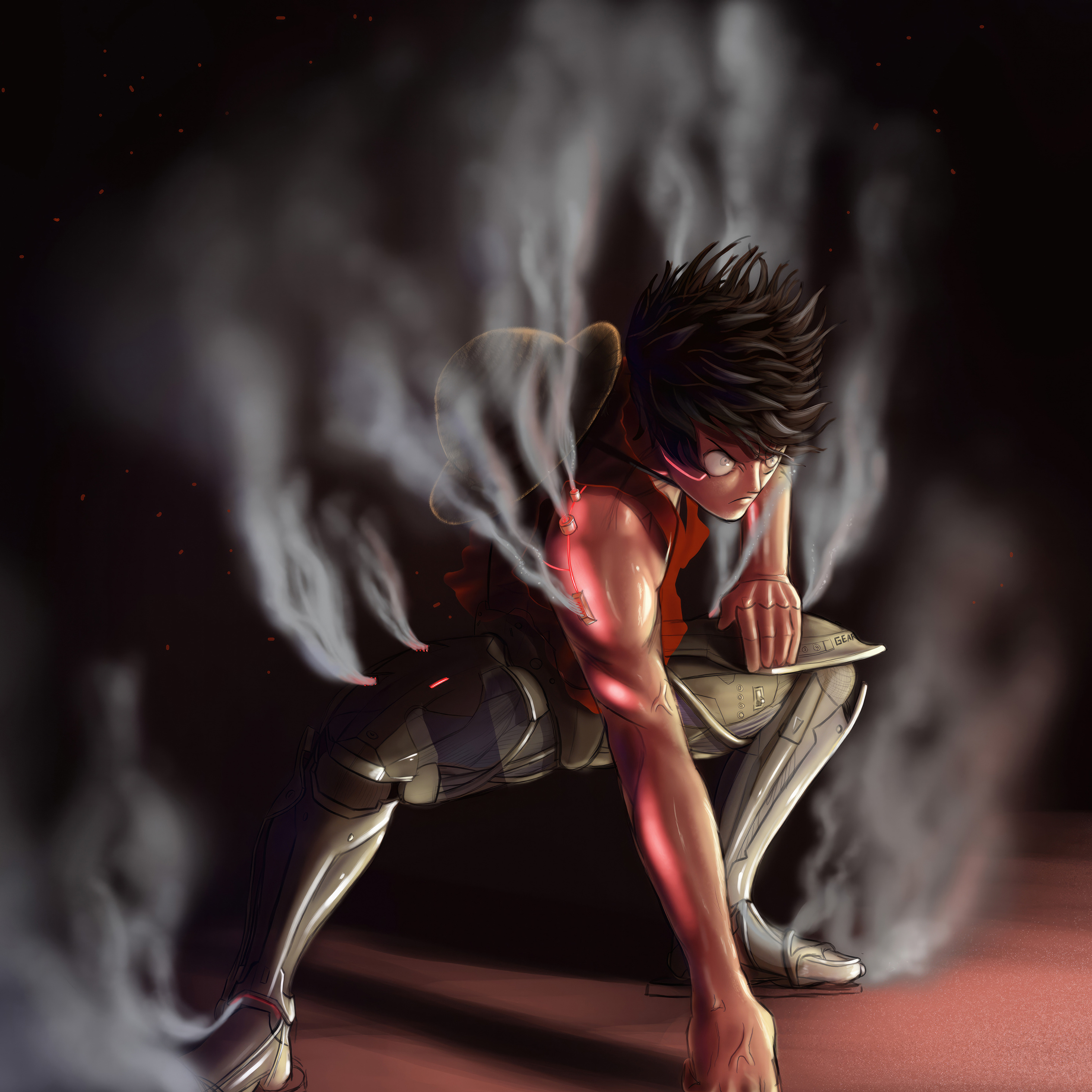 2932x2932 Luffy One Piece X Cyborg Ipad Pro Retina Display ,HD 4k ...