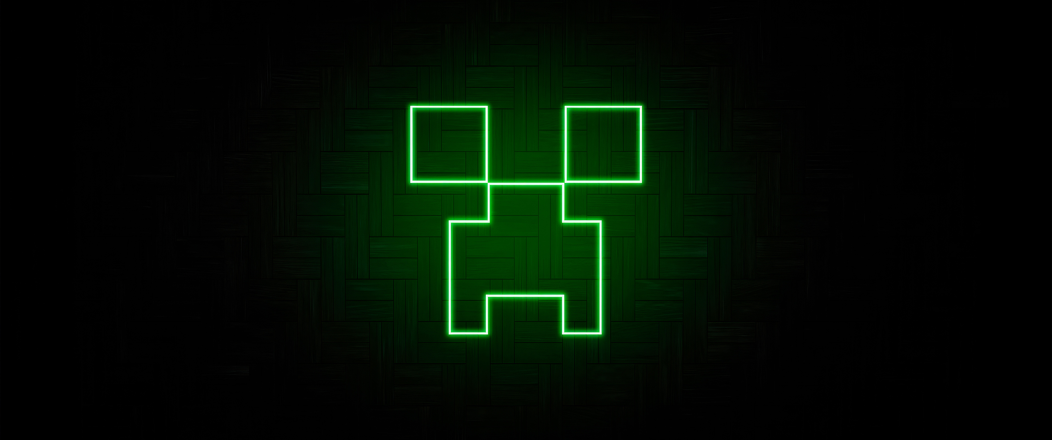 3440x1440 Luz Creeper Verde Minecraft UltraWide Quad HD 1440P ,HD 4k ...