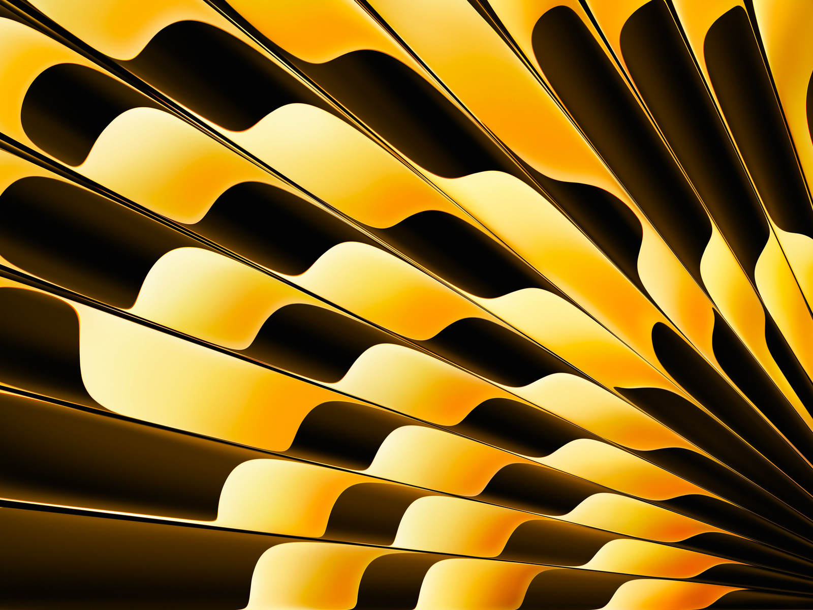1600x1200 Macbook Air 15 Macos Sonoma Radial Yellow Wallpaper,1600x1200 ...