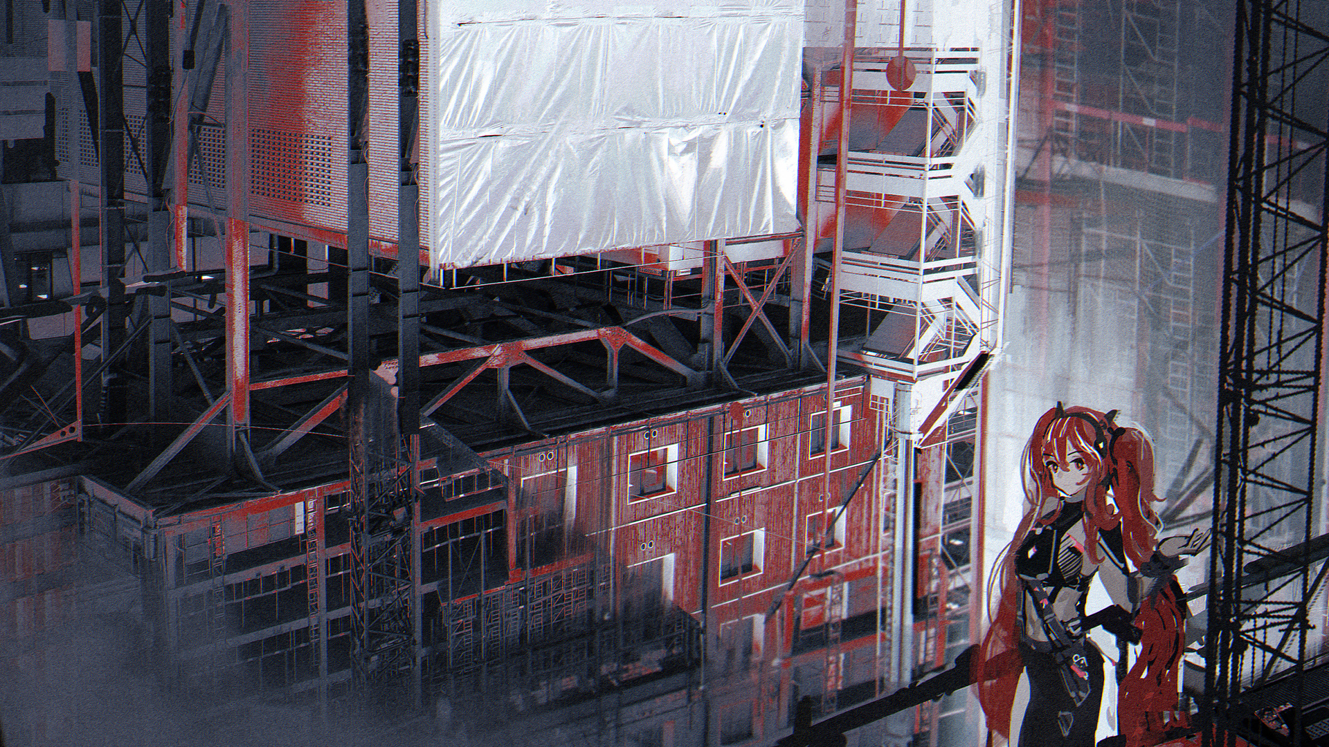 1920x1080 Machine City Scenery Anime Original Scifi 4k Laptop Full HD ...