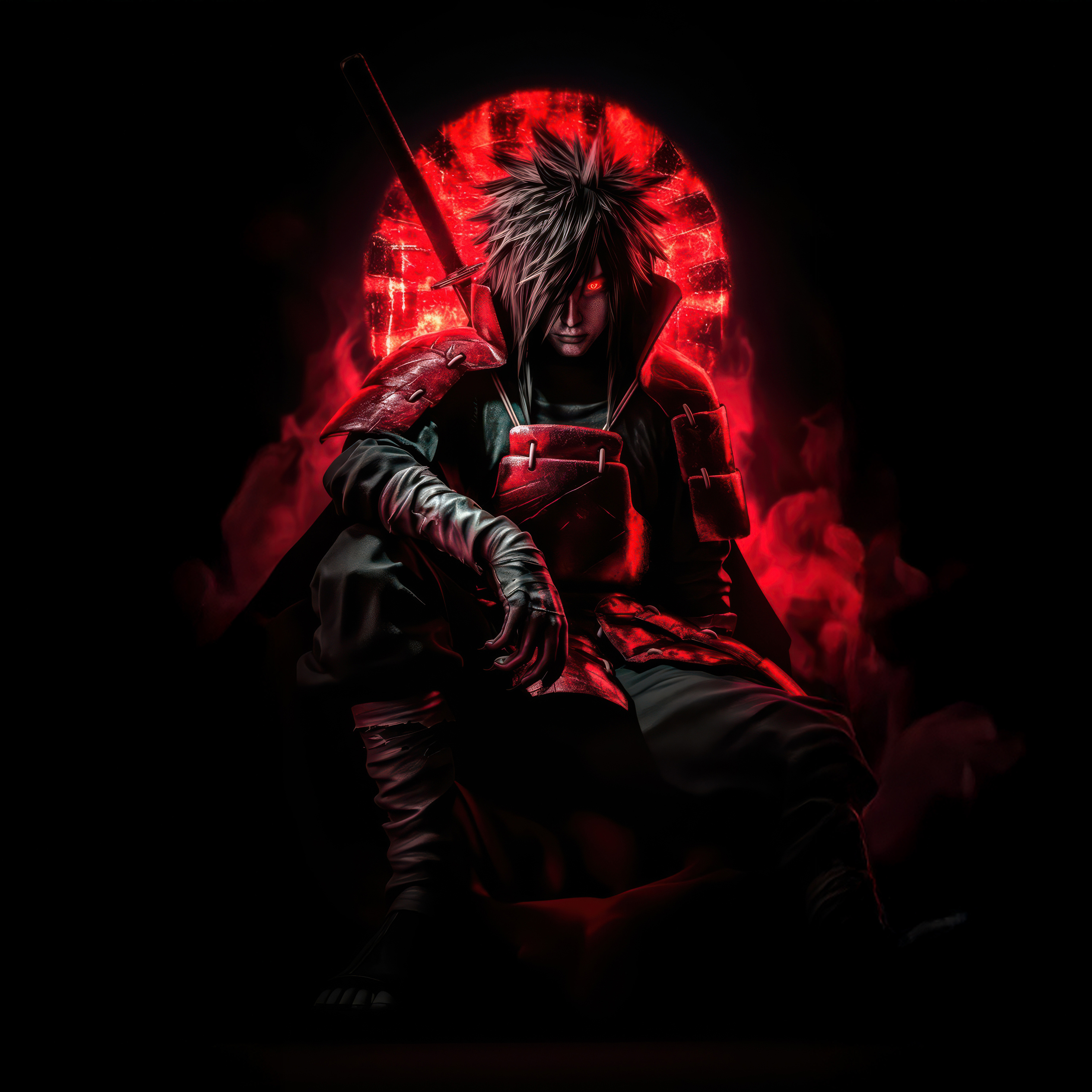 2932x2932 Madara Uchiha From Naruto Ipad Pro Retina Display ,HD 4k ...