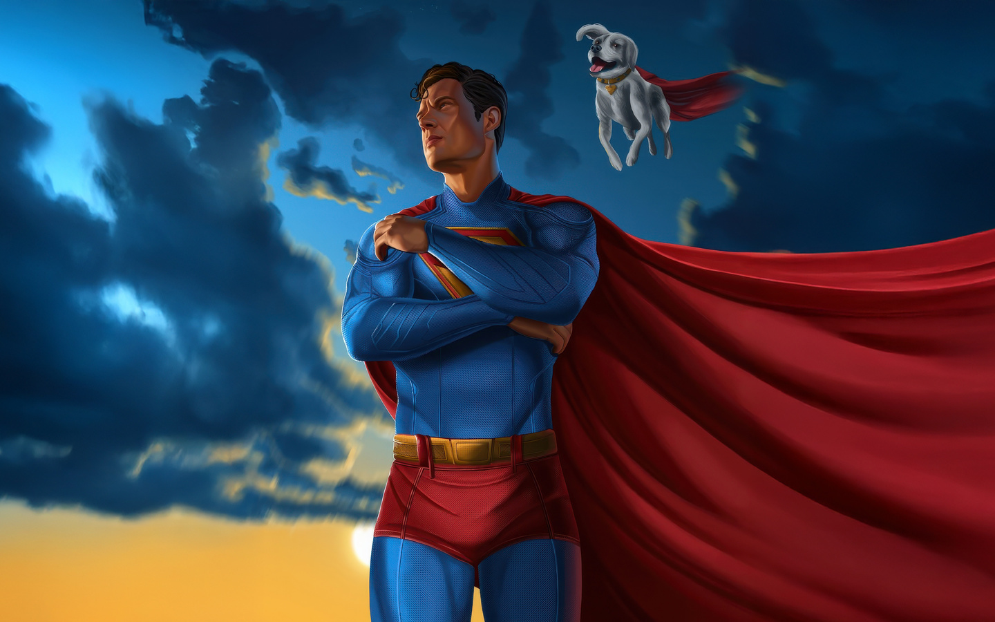 1440x900 Man Of Steel And His Loyal Guardian Wallpaper,1440x900 ...