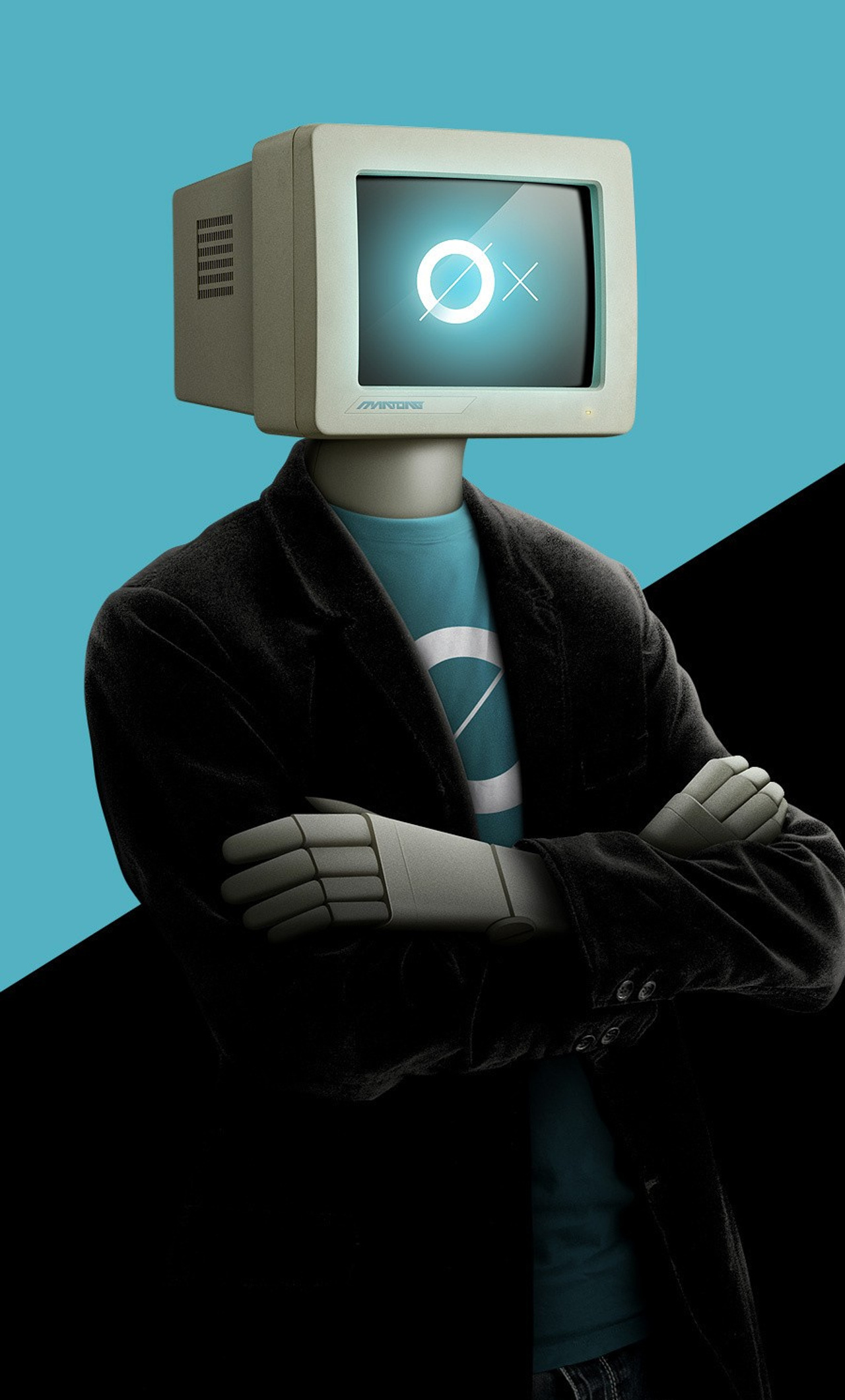 1280x2120 Man With Monitor Face iPhone 6+ ,HD 4k Wallpapers,Images ...