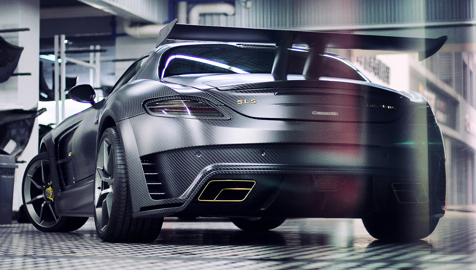 960x544 Mansory Mercedes Benz SLS C63 AMG Back View 960x544 Resolution ...