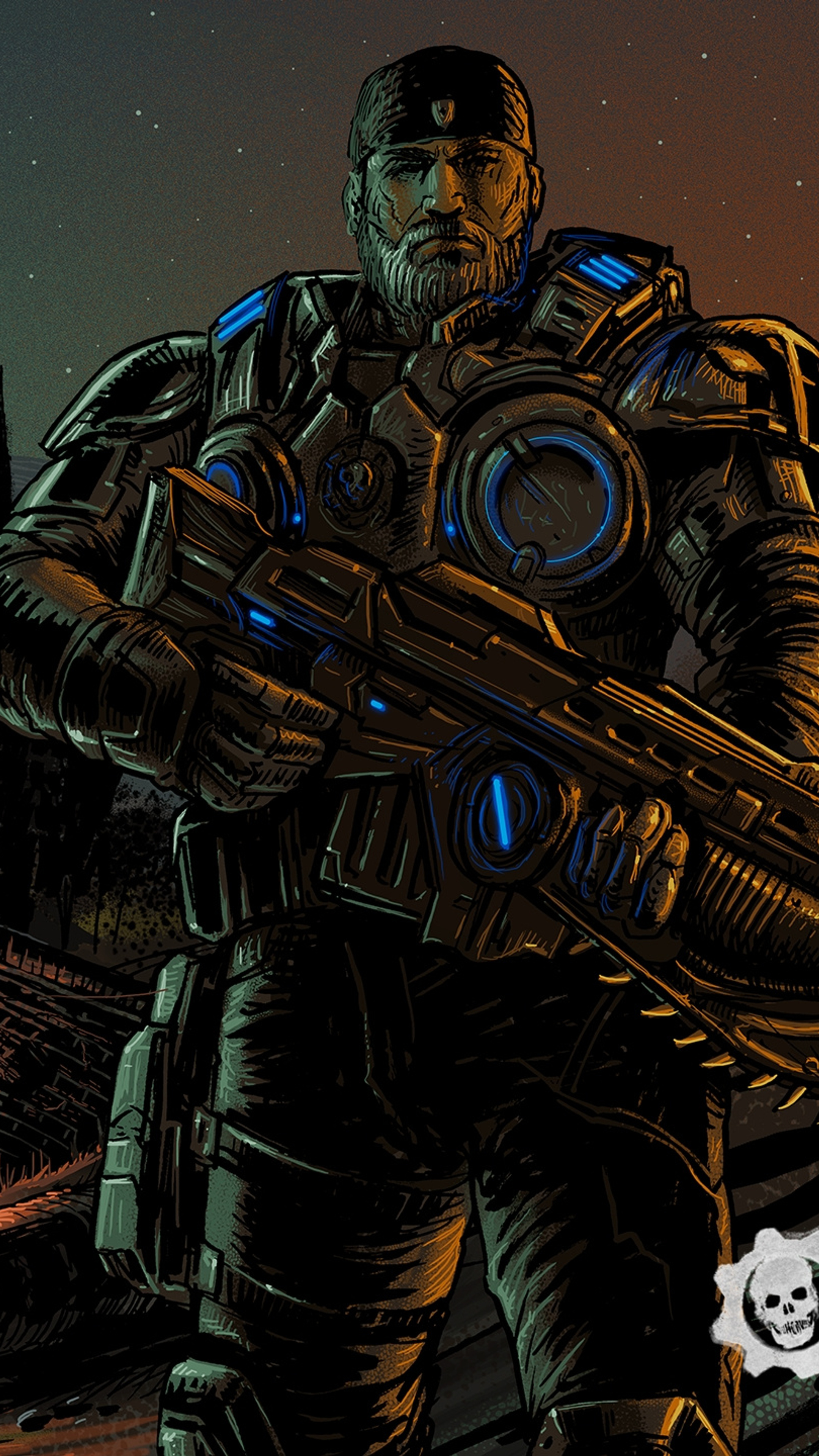 2160x3840 Marcus Gears Of War 4 Sony Xperia X,XZ,Z5 Premium ,HD 4k ...