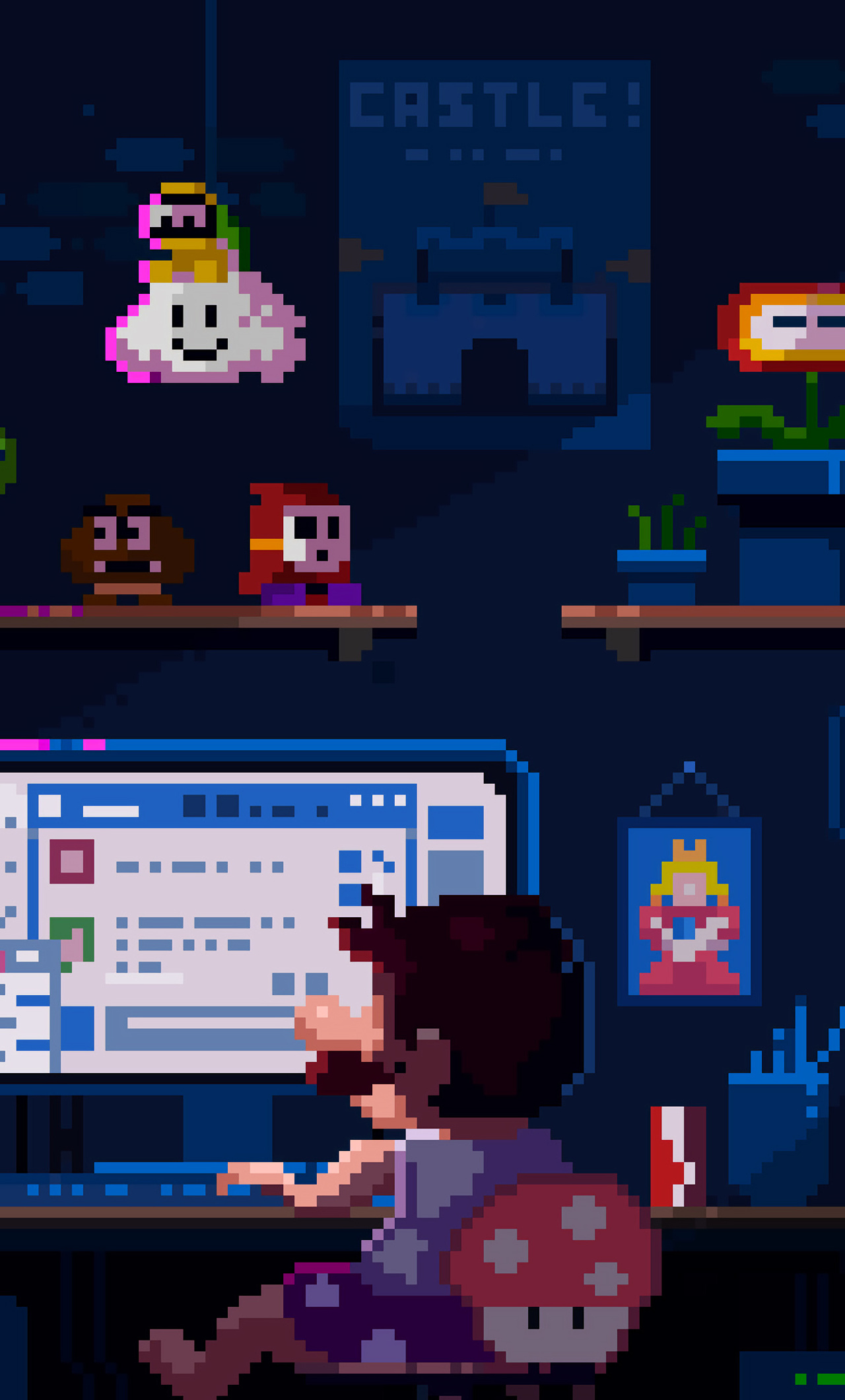 1280x2120 Mario Chilling iPhone 6+ ,HD 4k Wallpapers,Images,Backgrounds ...