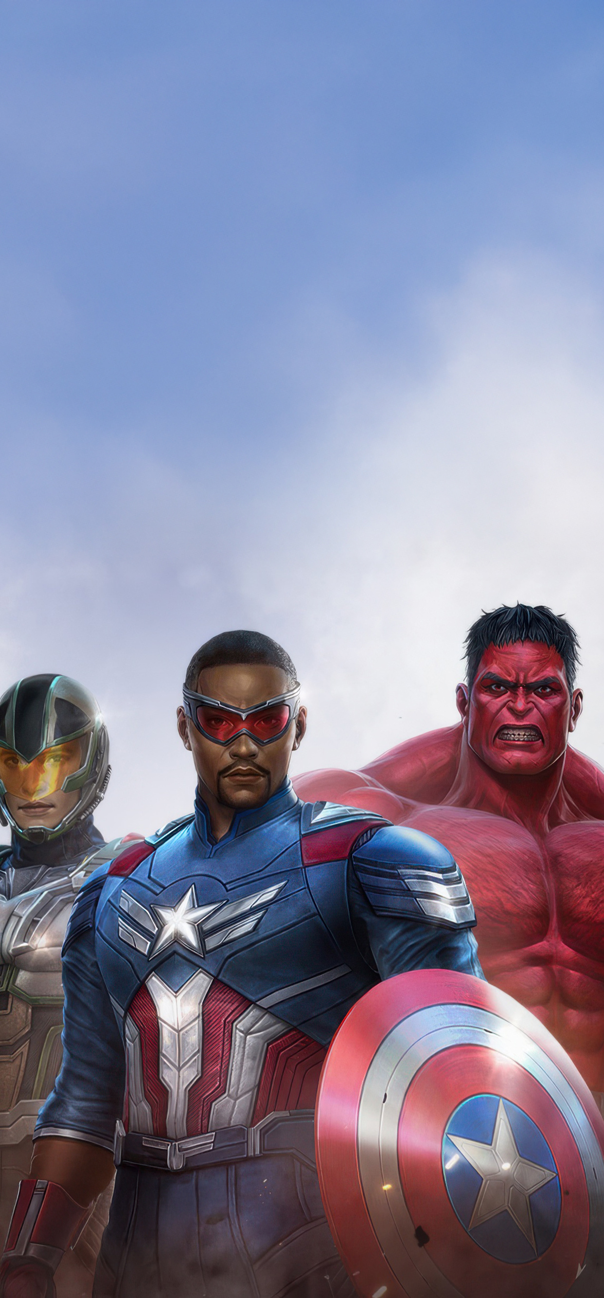 1242x2668 Marvel Future Fight Captain America Brave New World Iphone XS MAX ,HD 4k Wallpapers ...