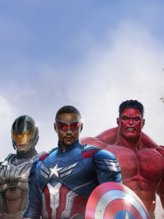 240x320 Marvel Future Fight Captain America Brave New World Nokia 230 ...