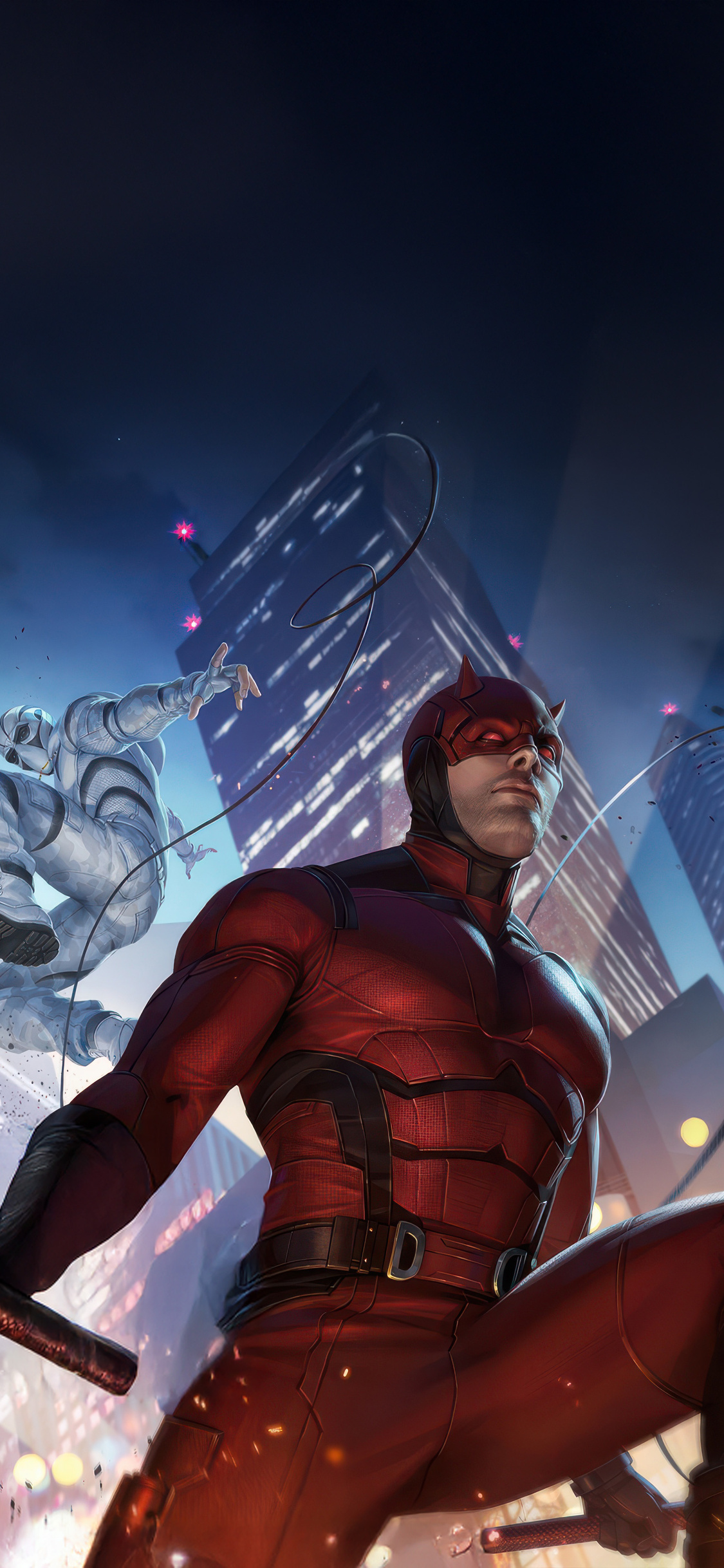 1125x2436 Marvel Future Fight Daredevil Born Again Iphone XS,Iphone 10 ...
