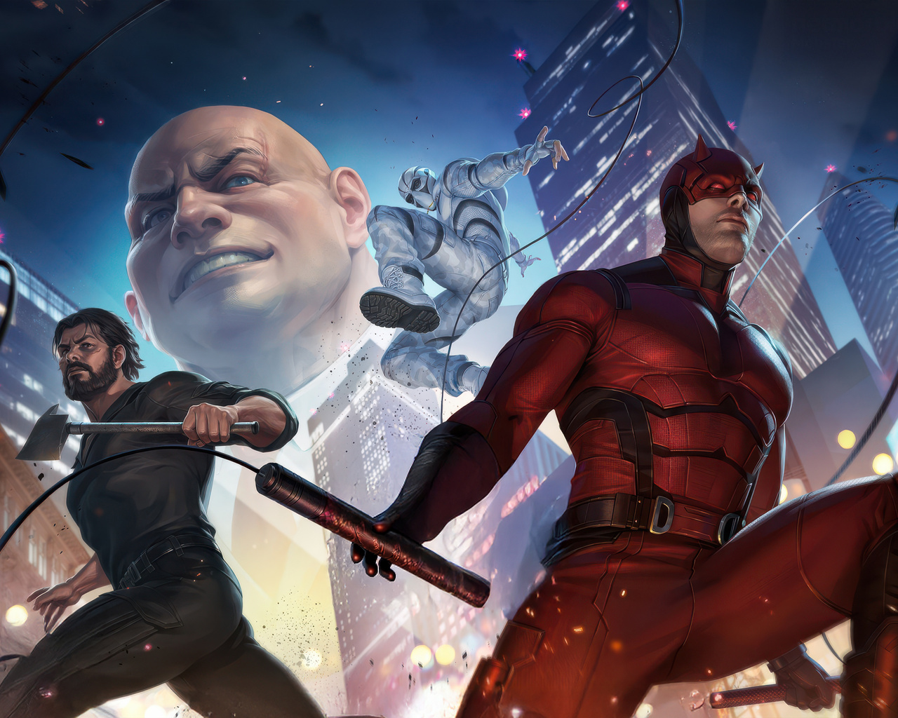 1280x1024 Marvel Future Fight Daredevil Born Again Wallpaper,1280x1024 ...