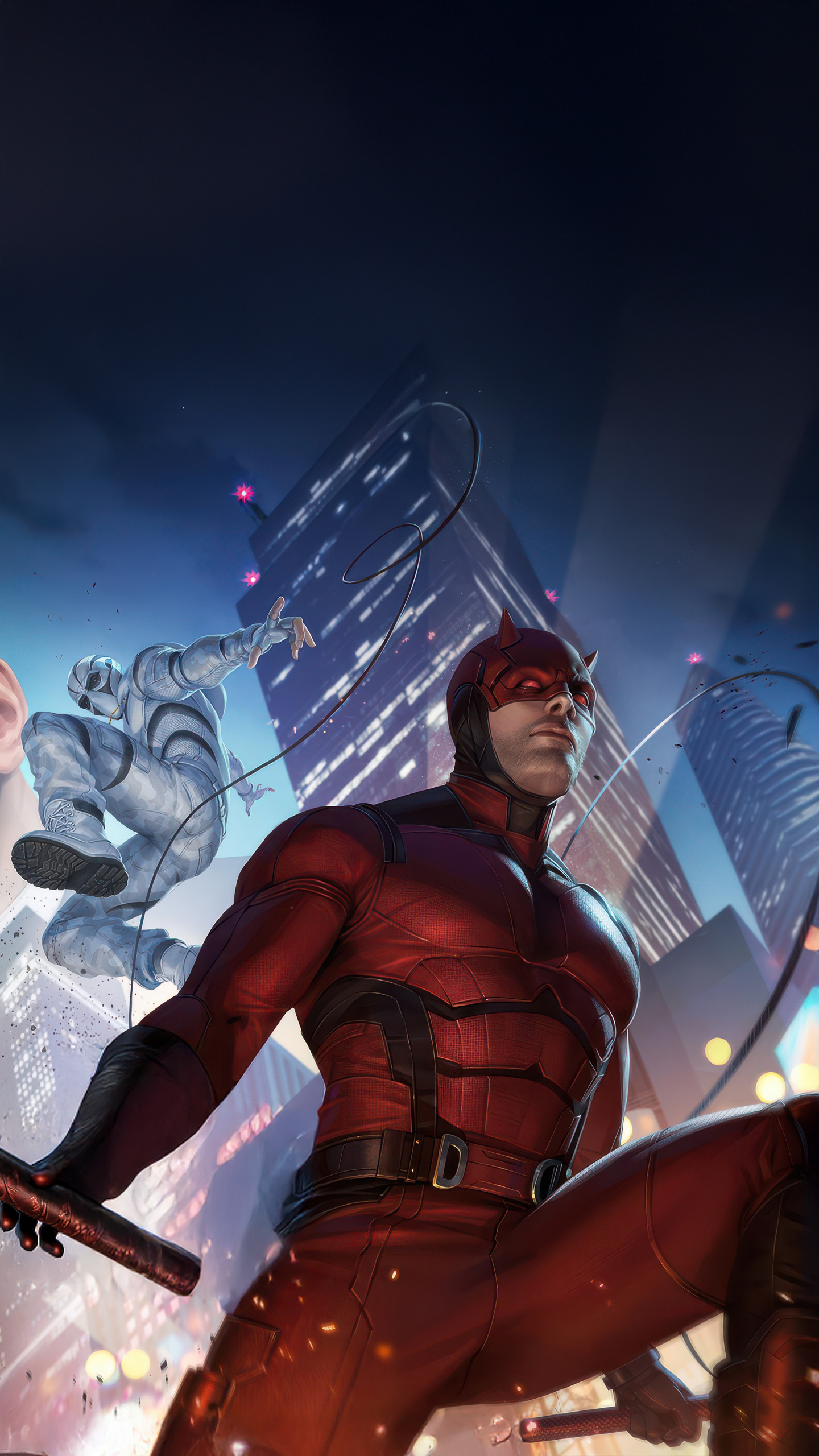 1440x2560 Marvel Future Fight Daredevil Born Again Samsung Galaxy S6,S7 ...