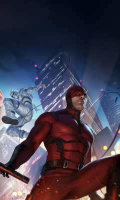 240x400 Marvel Future Fight Daredevil Born Again Acer E100,Huawei ...