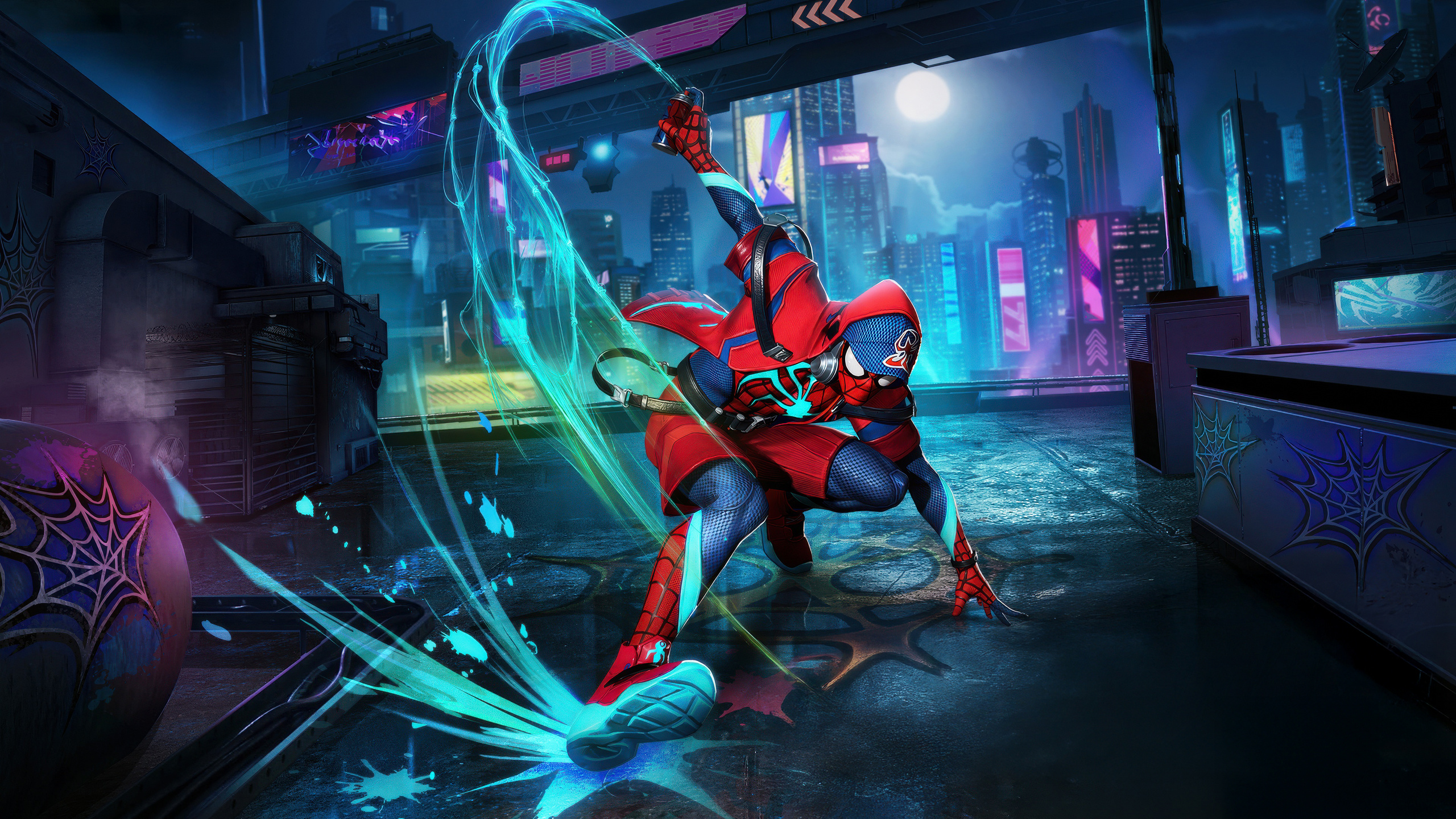 2560x1440 Marvel Super War Skin Street Spider Spiderman 1440P ...
