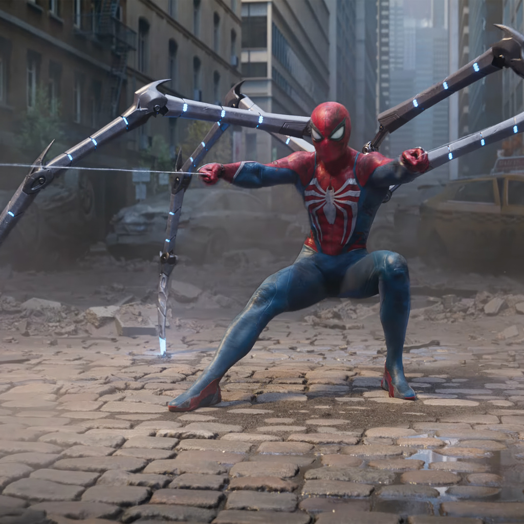 1024x1024 Marvels Spider Man 2 Be Greater Together 2023 1024x1024