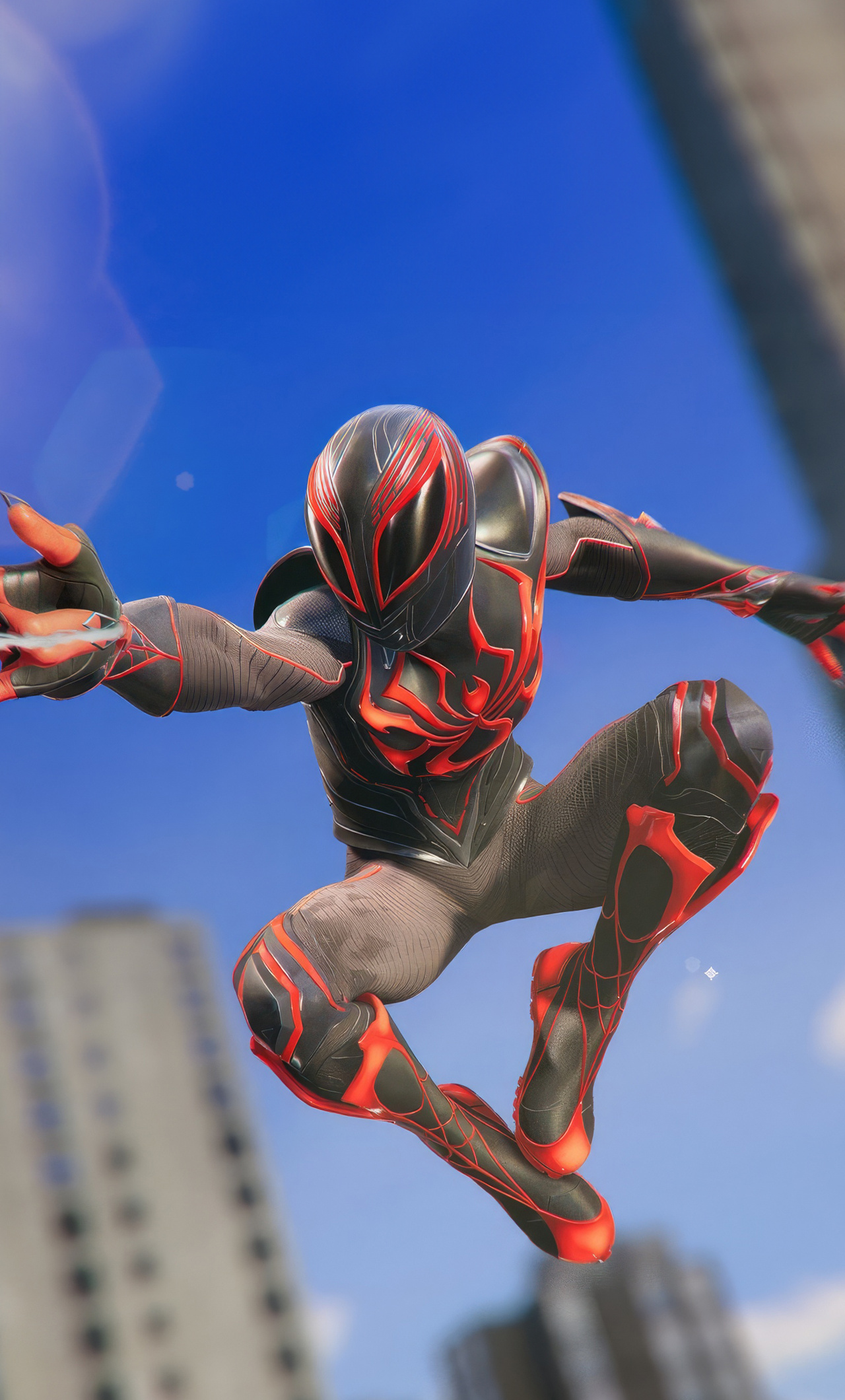 1280x2120 Marvels Spider Man 2 Red Spectre Suit iPhone 6+ ,HD 4k ...