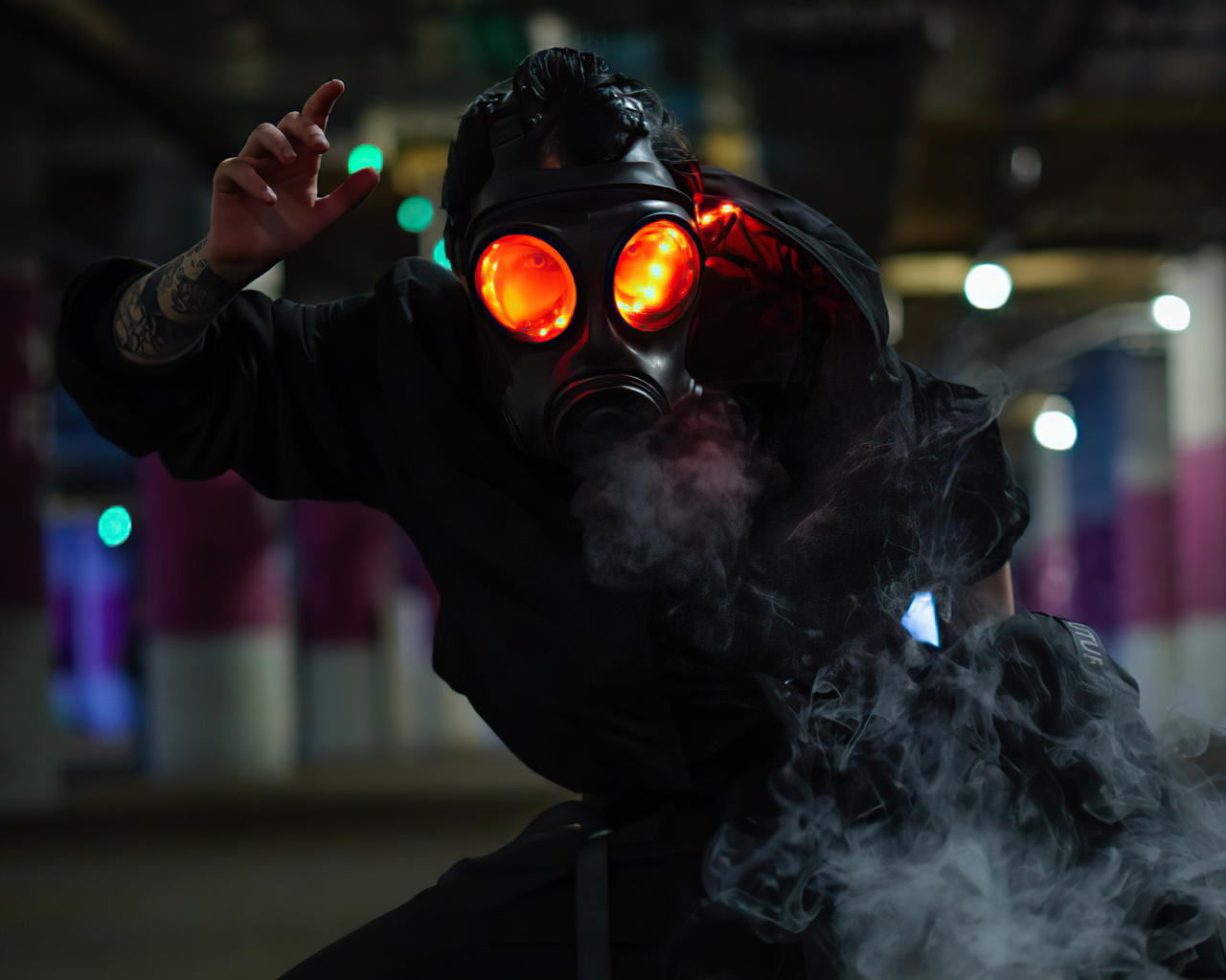 1280x1024 Mask Boy In Parking Space 5k Wallpaper,1280x1024 Resolution ...