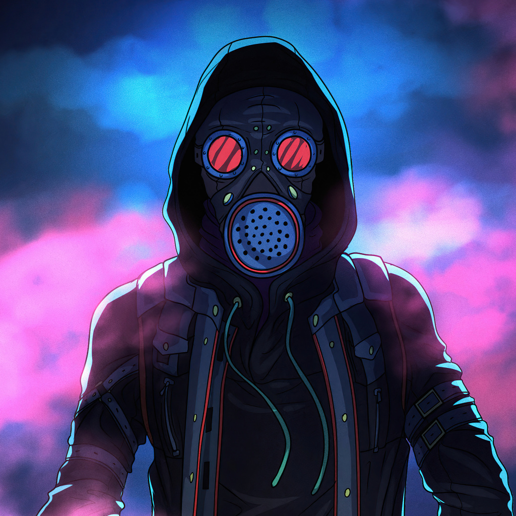 1024x1024 Mask Glowing Eyes 4k 1024x1024 Resolution HD 4k Wallpapers ...