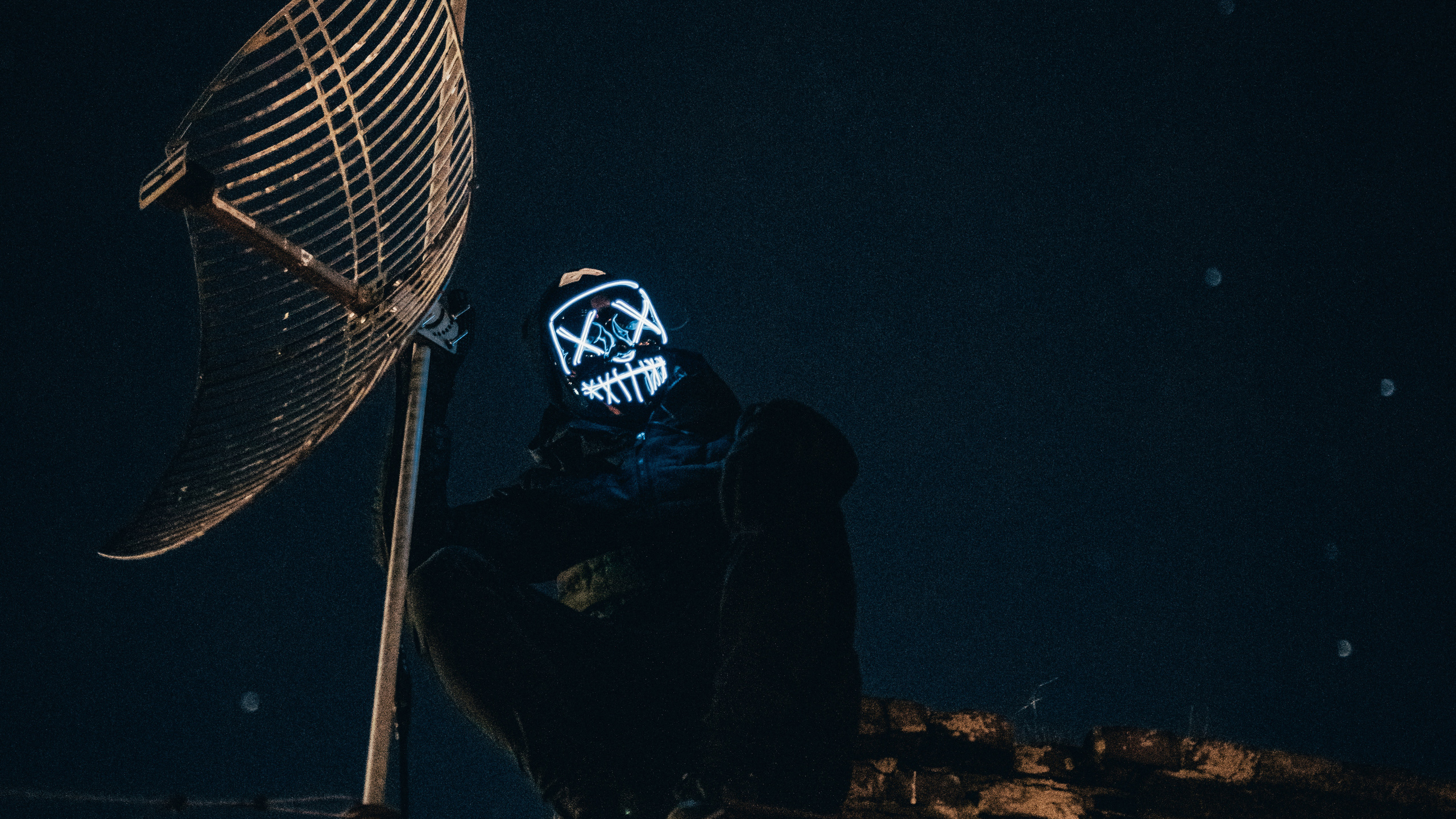 2560x1440 Mask Guy Alone Time 5k 1440P Resolution ,HD 4k Wallpapers ...