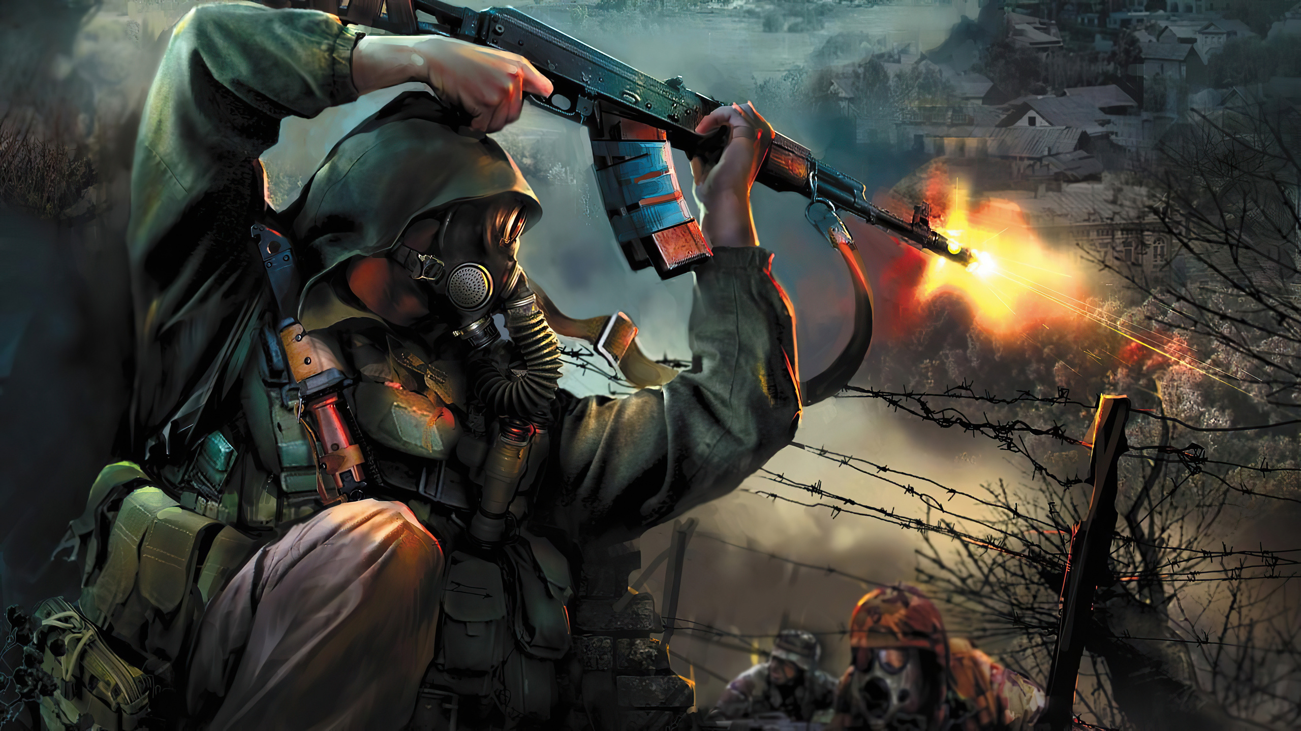 2560x1440 Mask Man Army Solider 1440P Resolution ,HD 4k Wallpapers ...