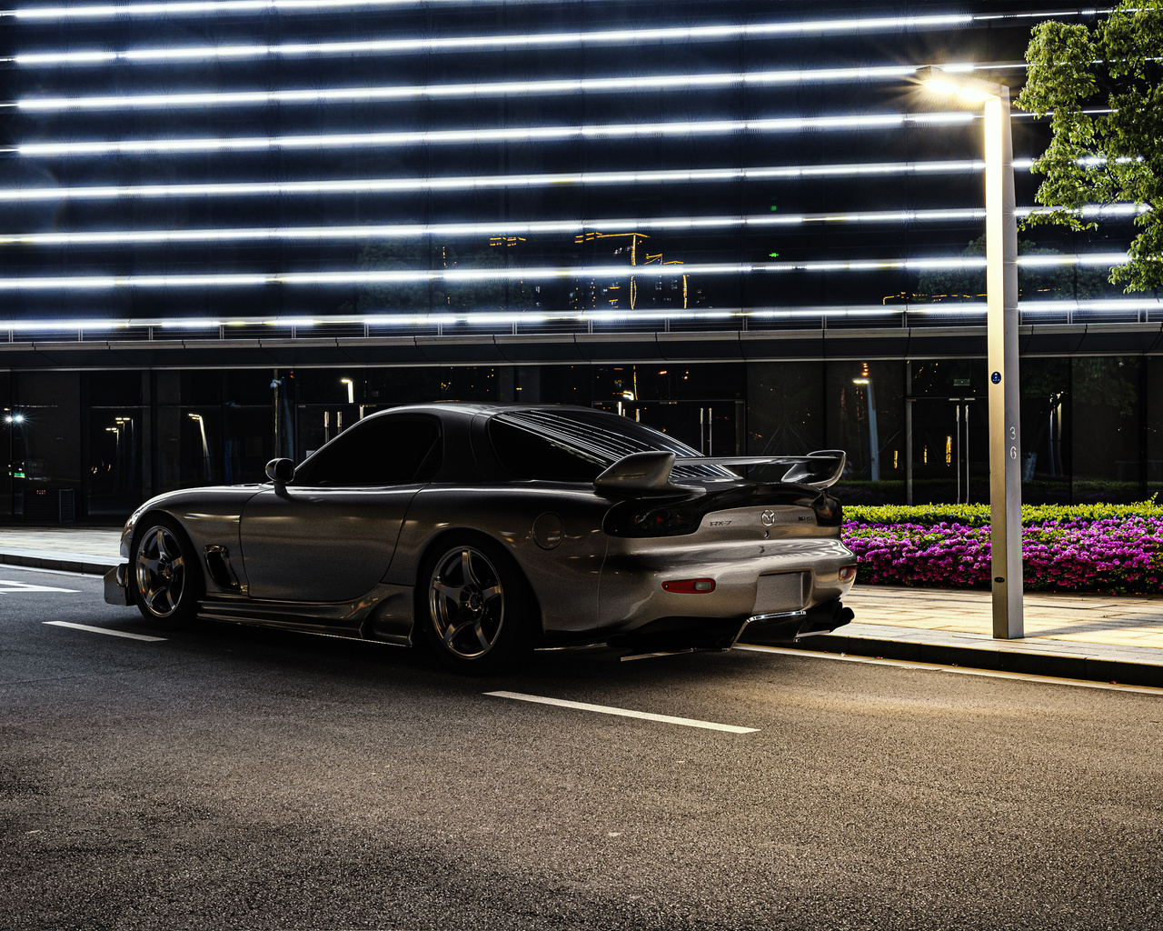 1280x1024 Mazda RX 7 FD3S RE Amemiya Night Wallpaper,1280x1024 ...