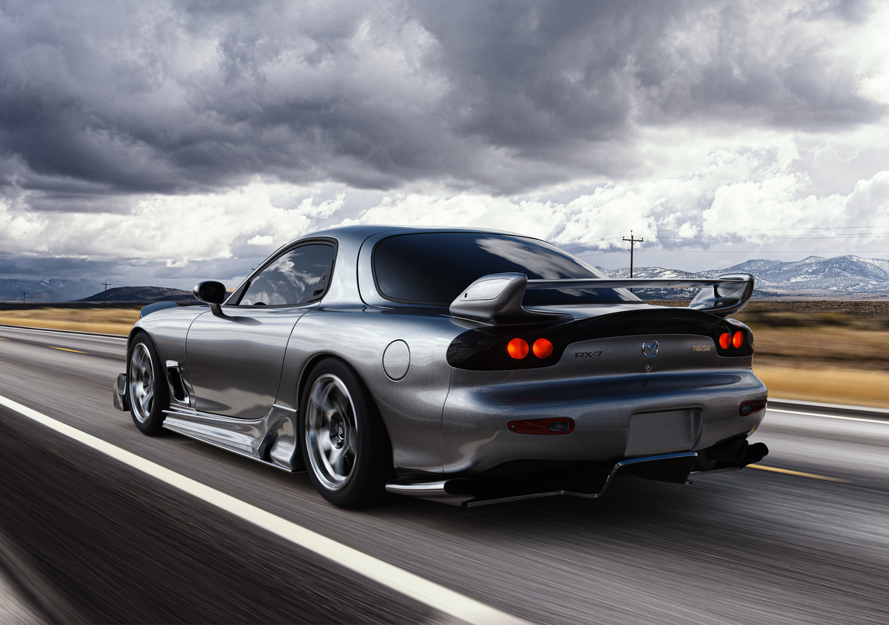 1280x900 Mazda RX 7 FD3S RE Amemiya Rear 1280x900 Resolution HD 4k ...