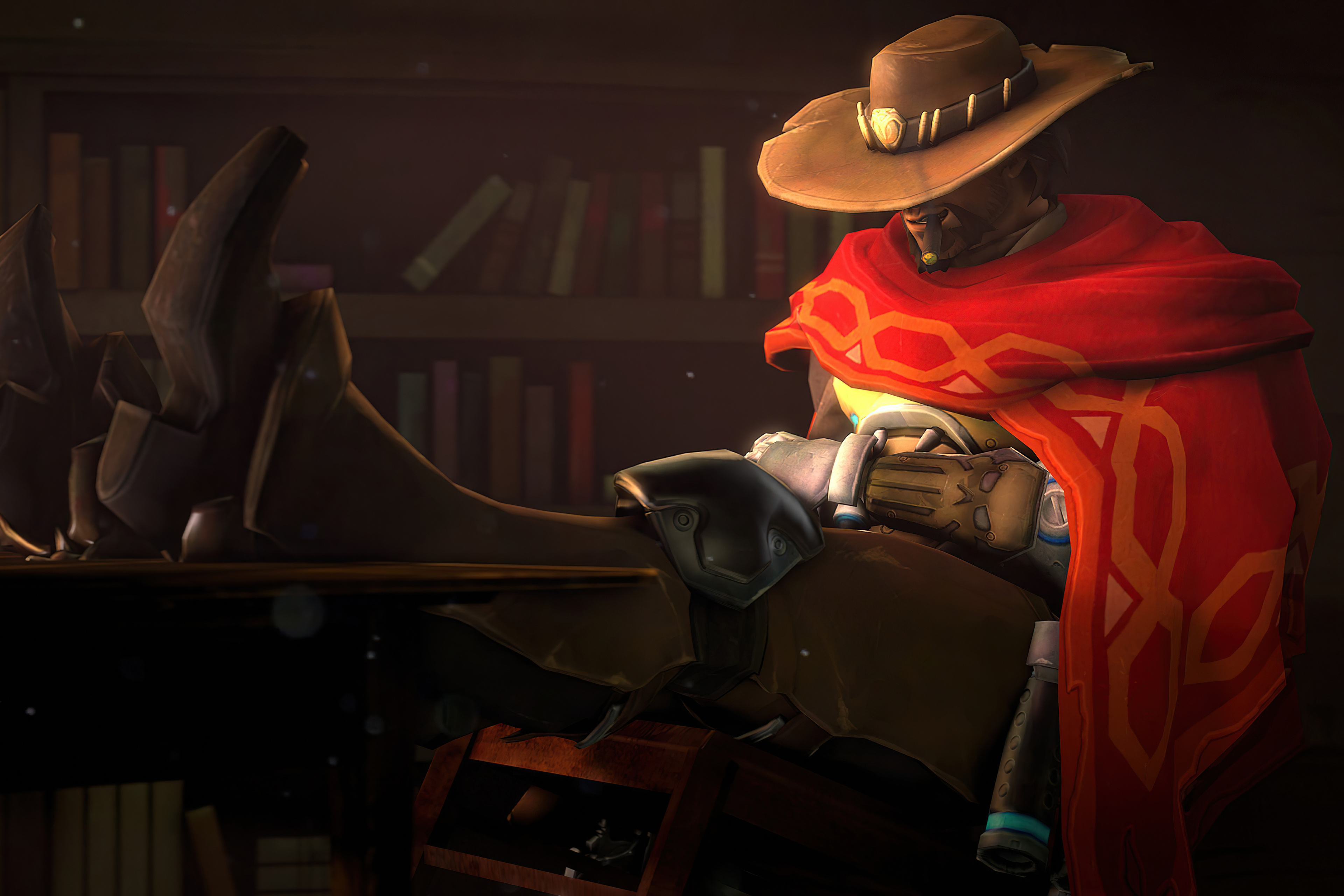 3840x2560 McCree Overwatch Chillin 5k 3840x2560 Resolution HD 4k ...