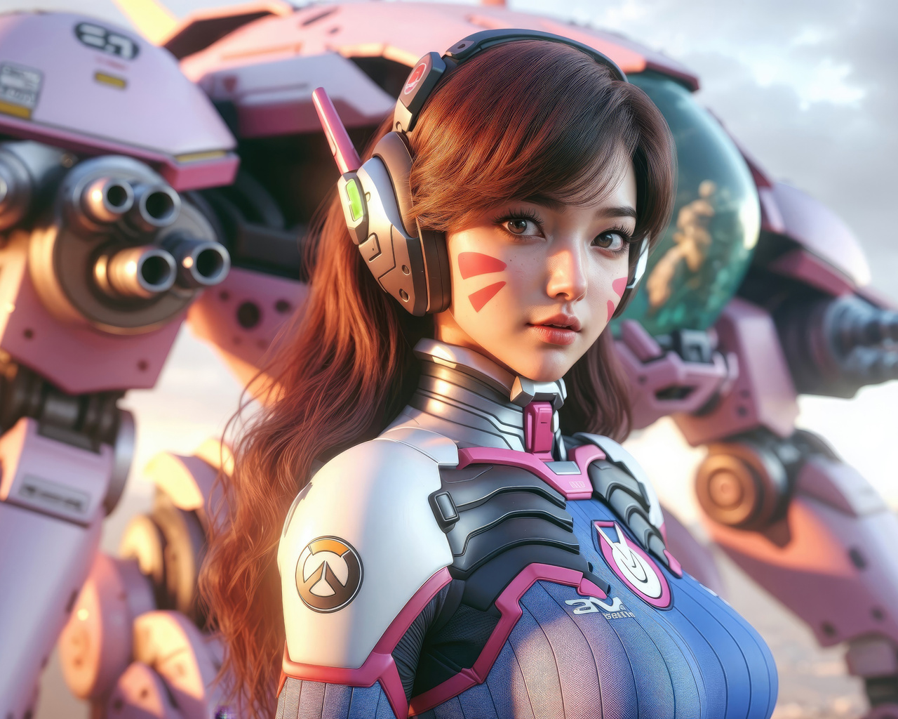 1280x1024 Mecha Mastery Dva Overwatch Wallpaper,1280x1024 Resolution HD ...