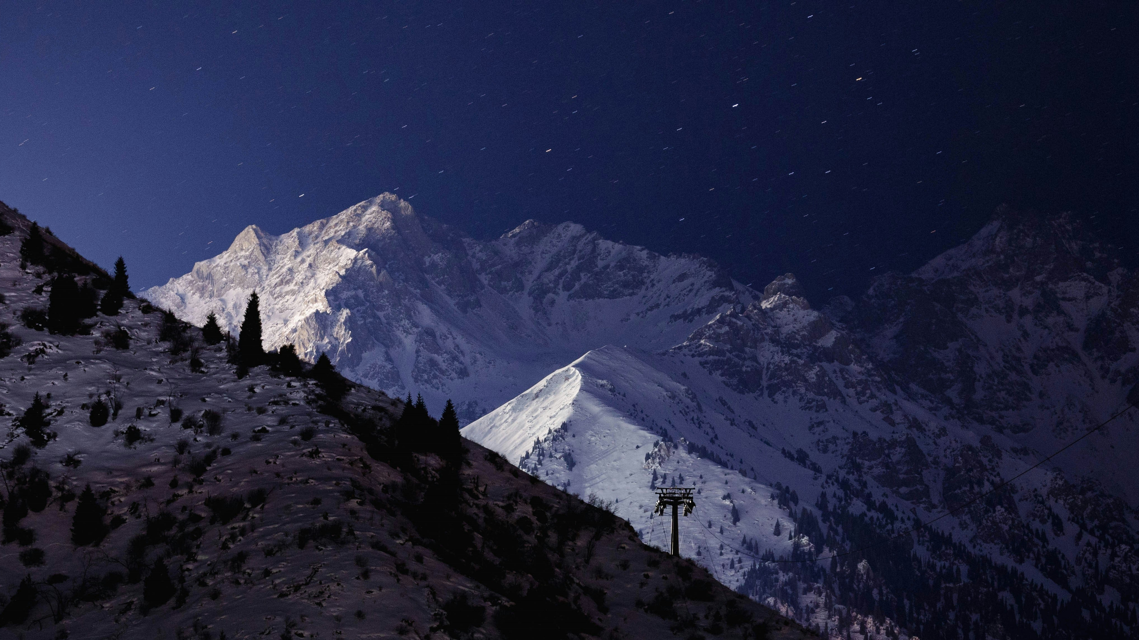 3840x2160 Medeu District Kazakhstan Almaty Night 4K ,HD 4k Wallpapers ...