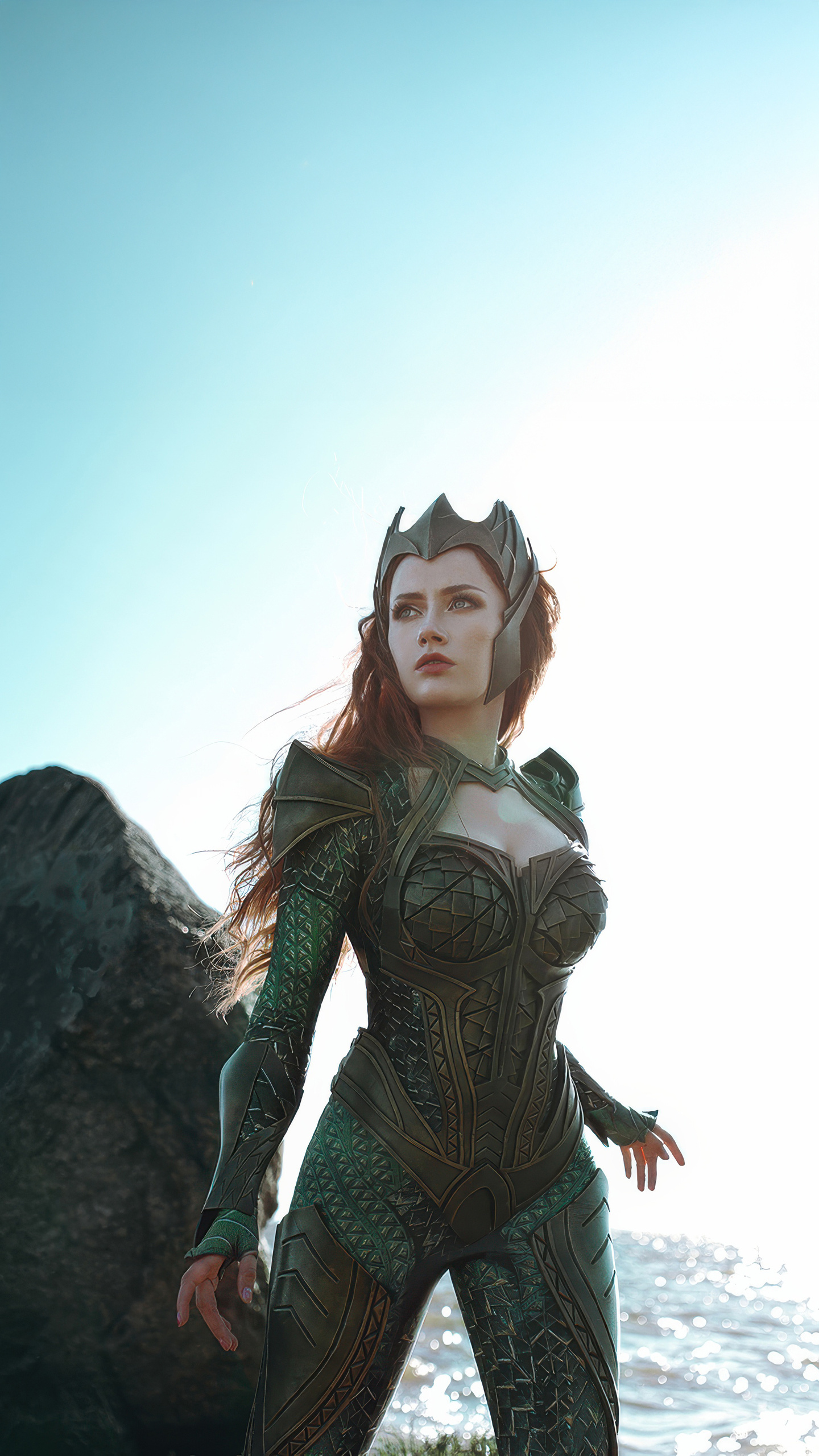 1440x2560 Mera Cosplay The Ocean Empress Samsung Galaxy S6,S7 ,Google ...