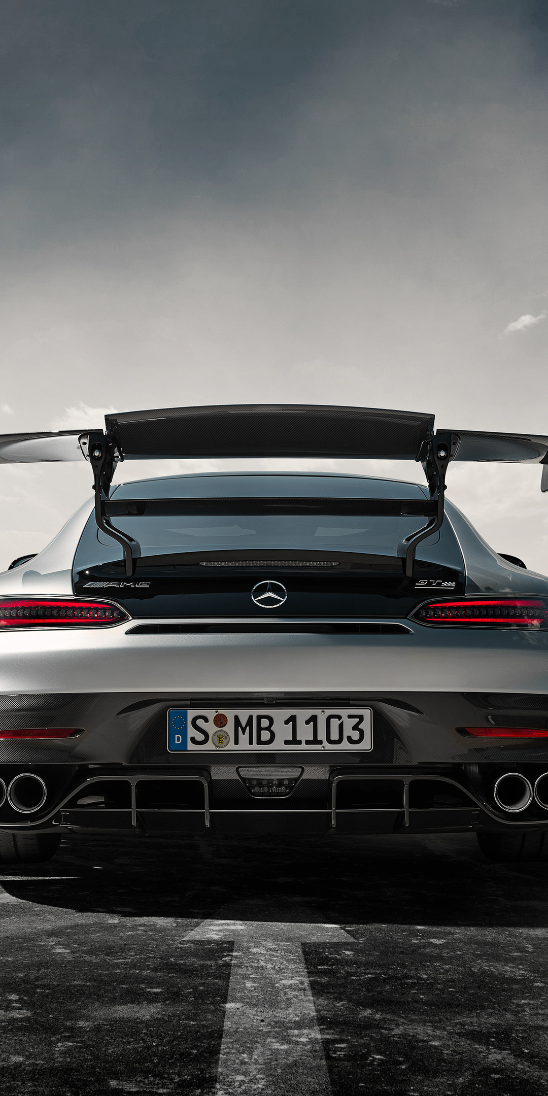 1080x2160 Mercedes Amg Gt 2020 Rear View One Plus 5T,Honor 7x,Honor ...